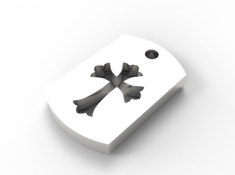 cross blade 3D model 3D printable | CGTrader