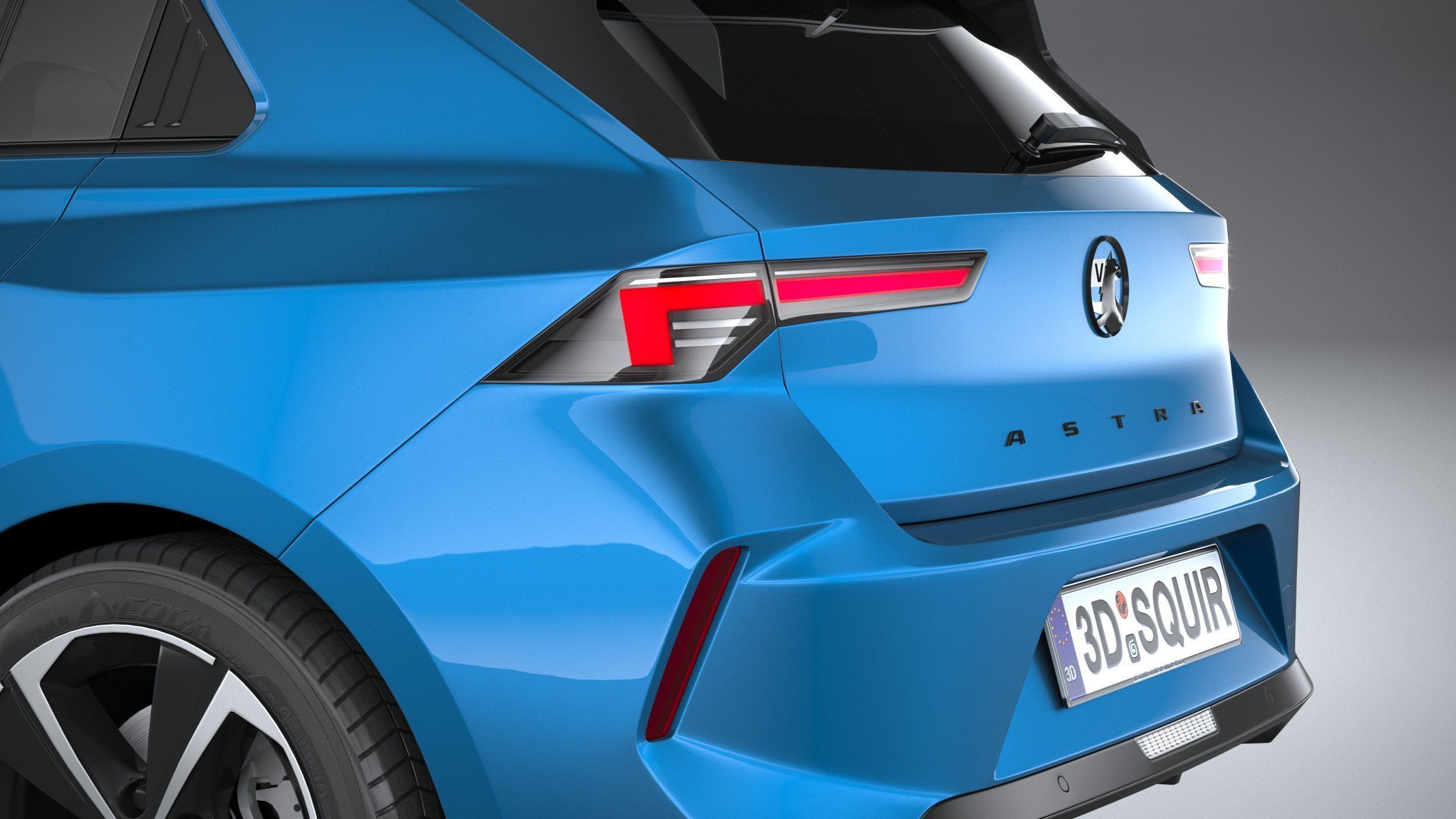 Vauxhall Astra Basic 2022 3D model | CGTrader