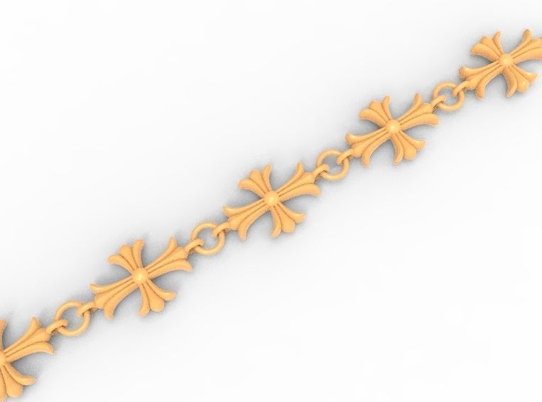 chain crosses 3D model 3D printable | CGTrader