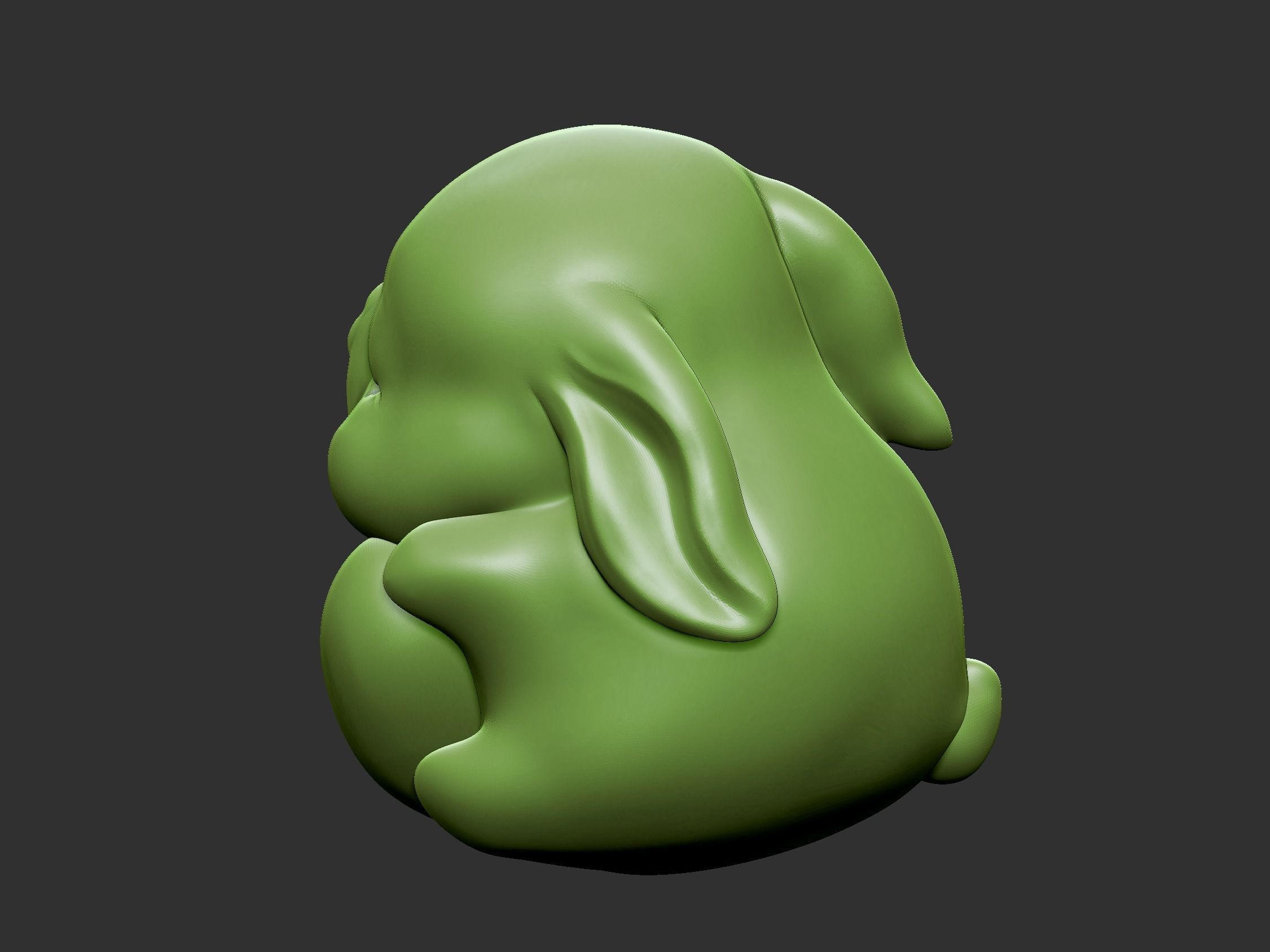 rabbit cute 3D model 3D printable | CGTrader