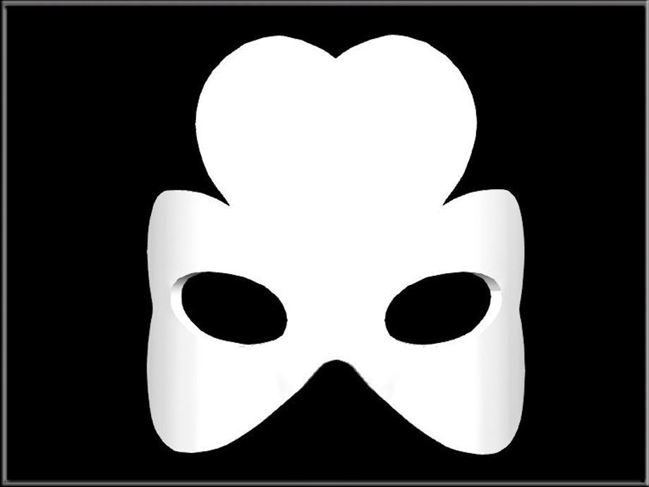 3D model Shamrock mask VR / AR / low-poly | CGTrader