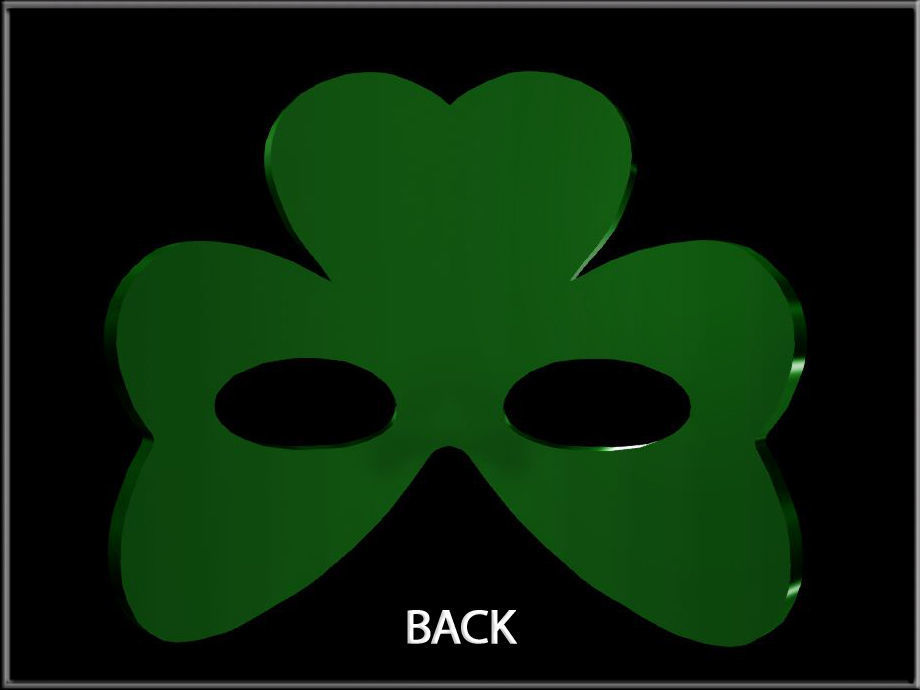 3D model Shamrock mask VR / AR / low-poly | CGTrader