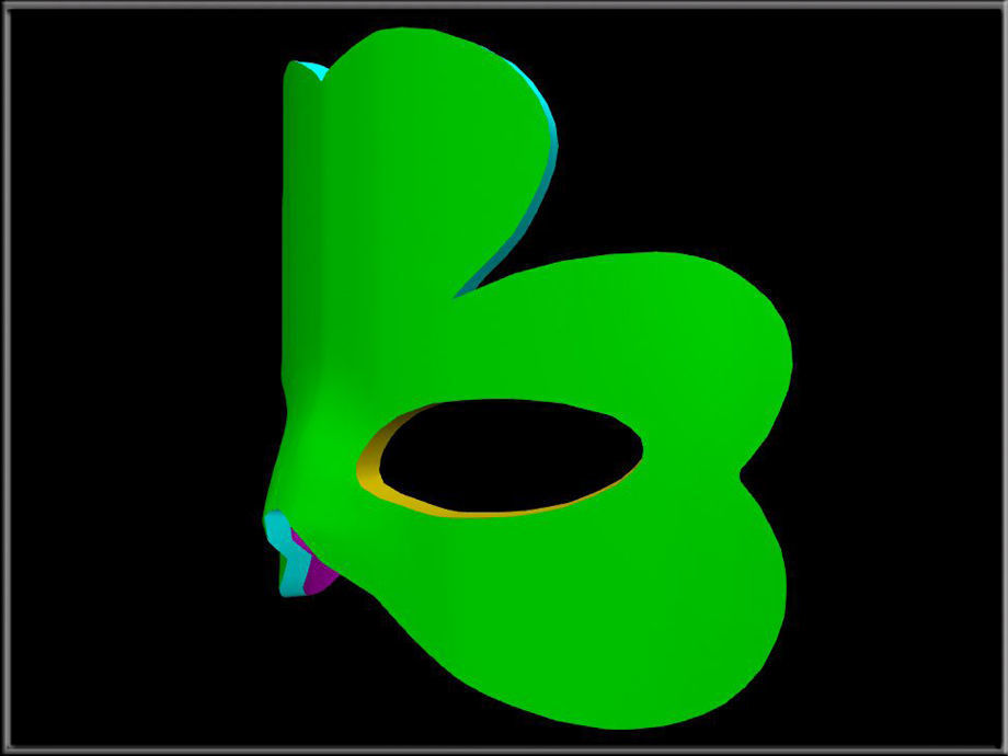 3D model Shamrock mask VR / AR / low-poly | CGTrader