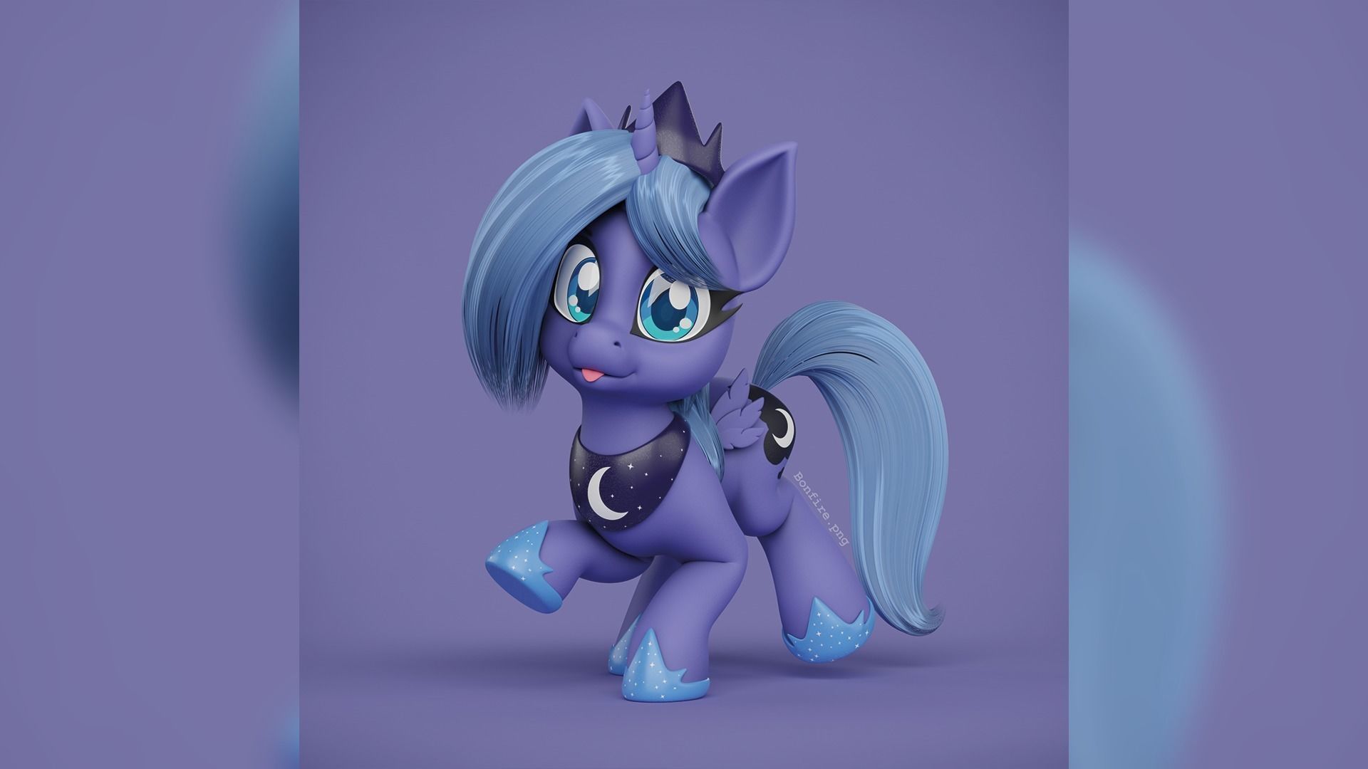 3D model My Little Pony Woona VR / AR / low-poly | CGTrader