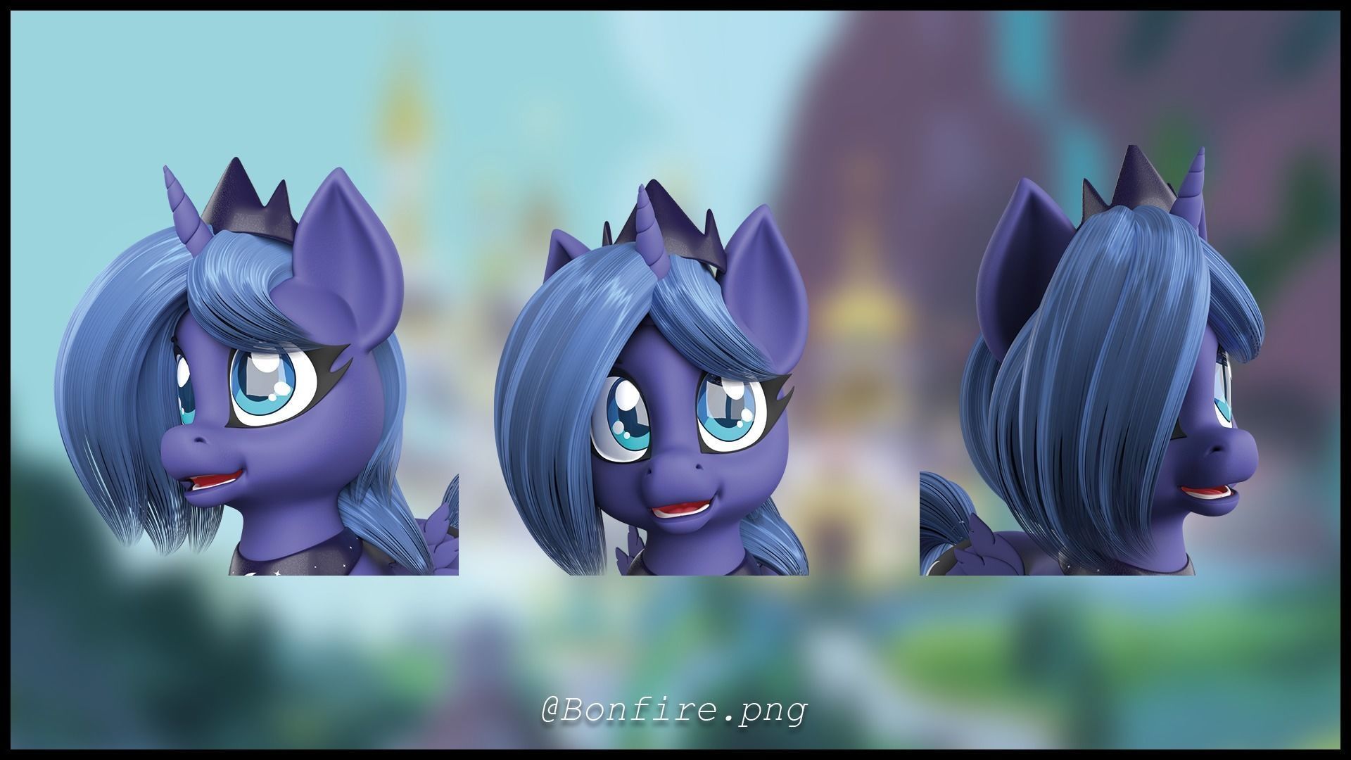 3D model My Little Pony Woona VR / AR / low-poly | CGTrader