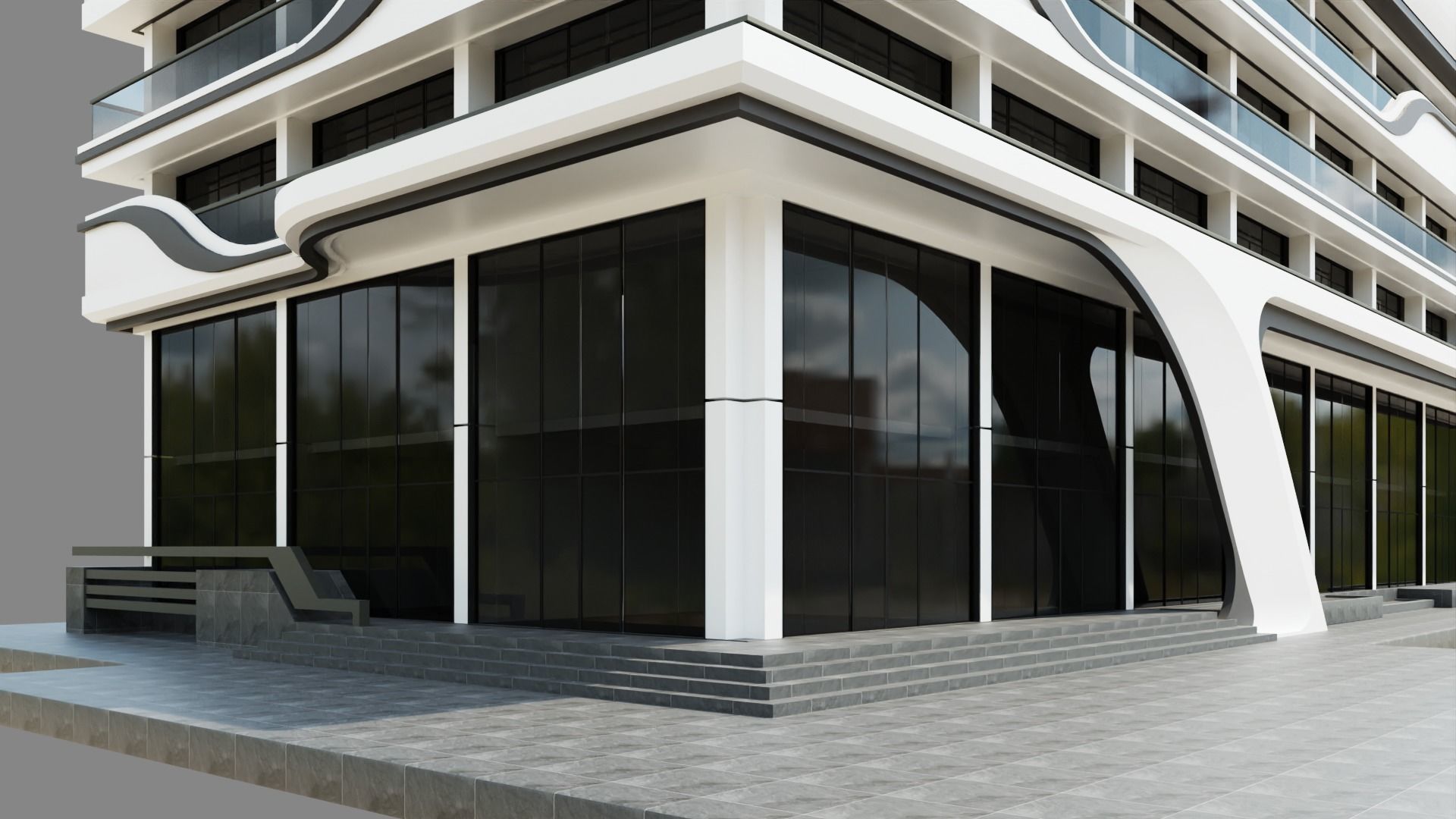 Office Building ID056 3D model | CGTrader