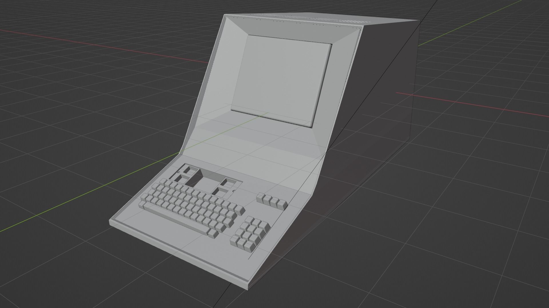 Hazeltine 1500 Old-Retro Computer GAME-READY free VR / AR / low-poly 3D ...