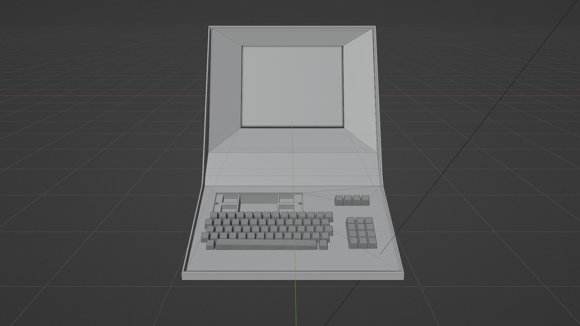 Hazeltine 1500 Old-Retro Computer GAME-READY free VR / AR / low-poly 3D ...