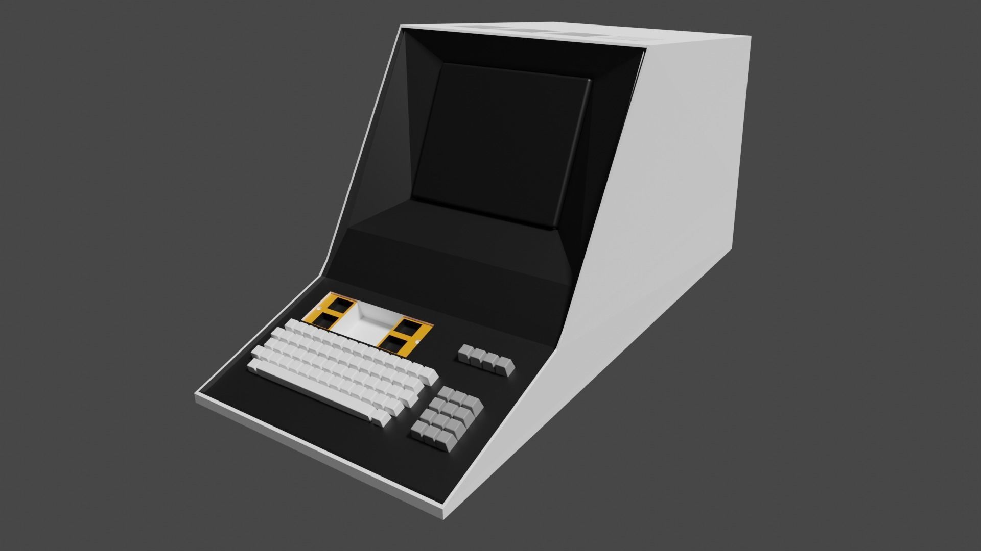 Hazeltine 1500 Old-Retro Computer GAME-READY free VR / AR / low-poly 3D ...