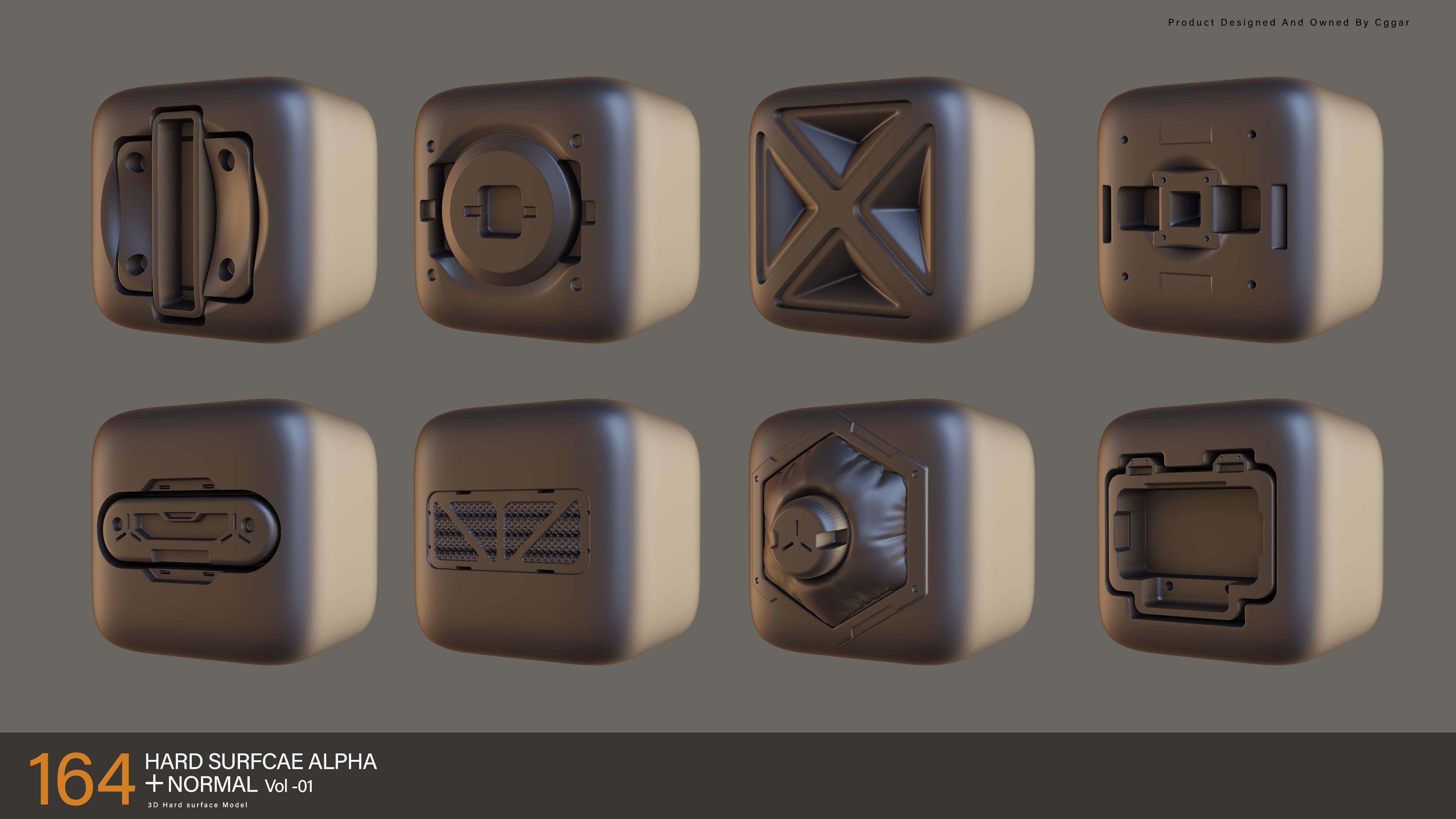 Hard-Surface Alphas Vol 01 Texture | CGTrader