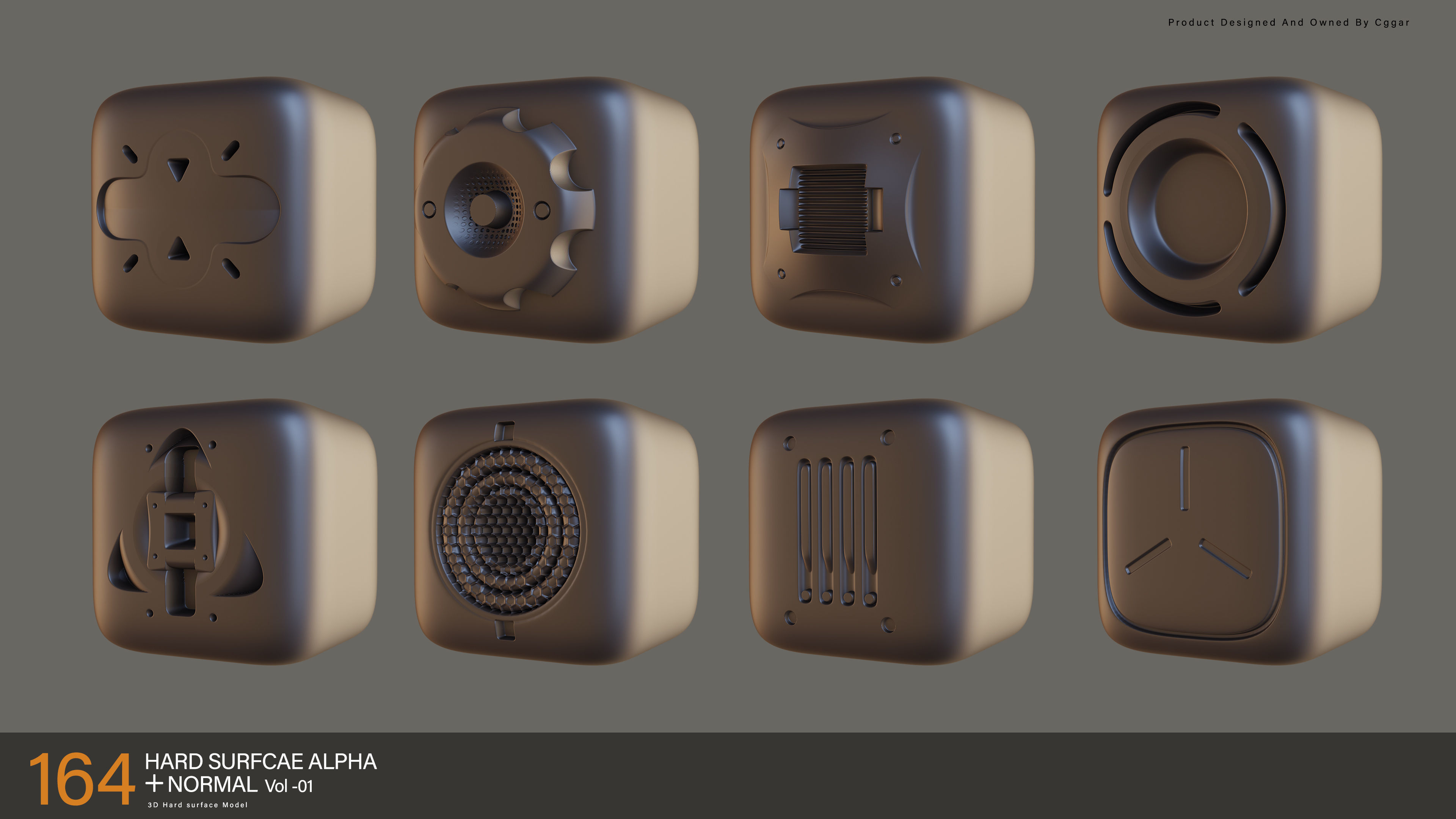 Hard-Surface Alphas Vol 01 Texture | CGTrader