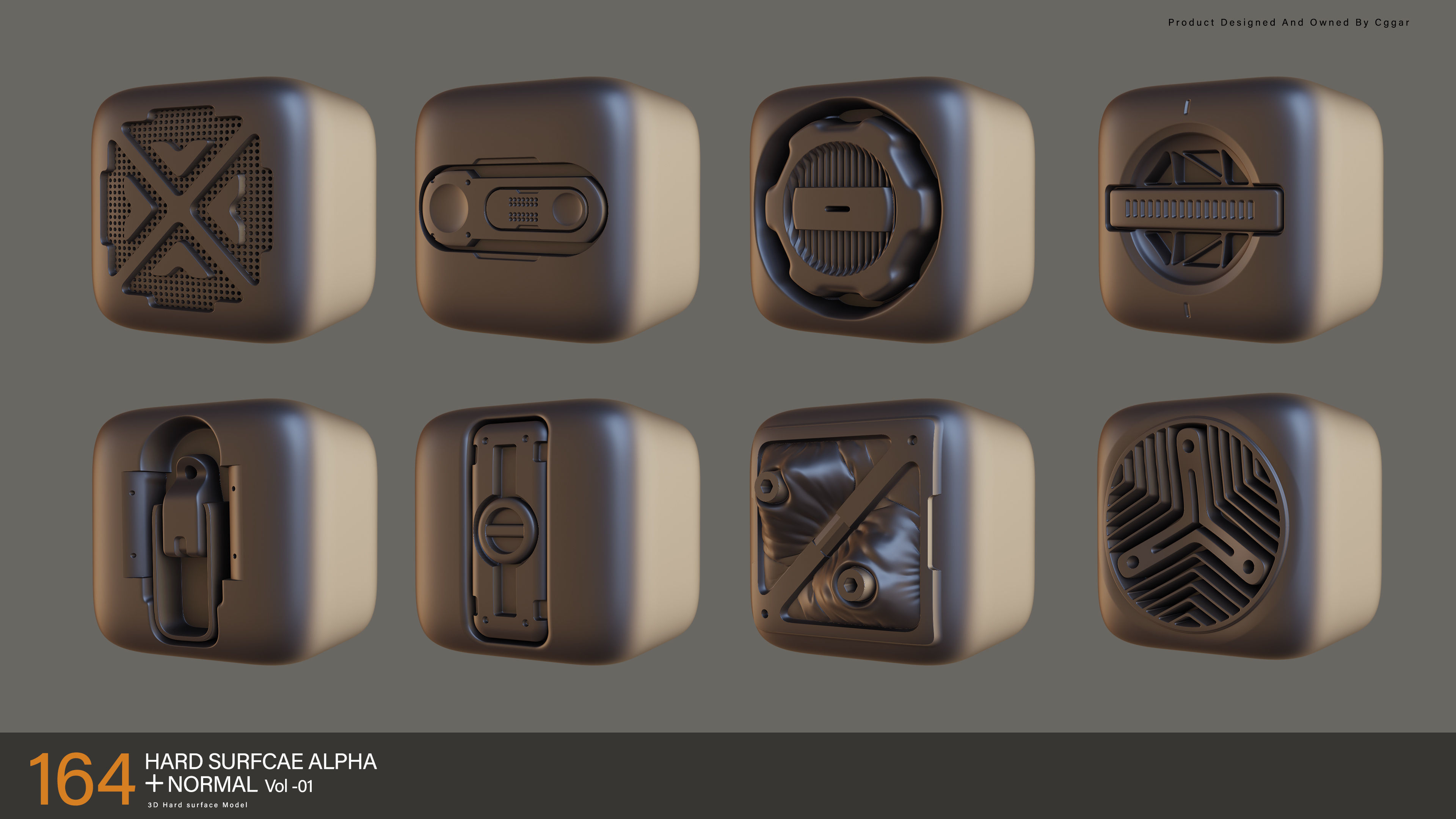 Hard-Surface Alphas Vol 01 Texture | CGTrader