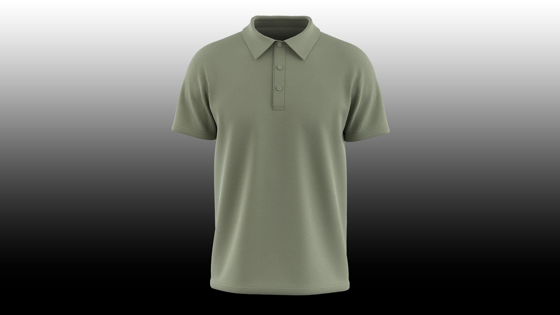 Cotton Polo Shirt 3D model | CGTrader
