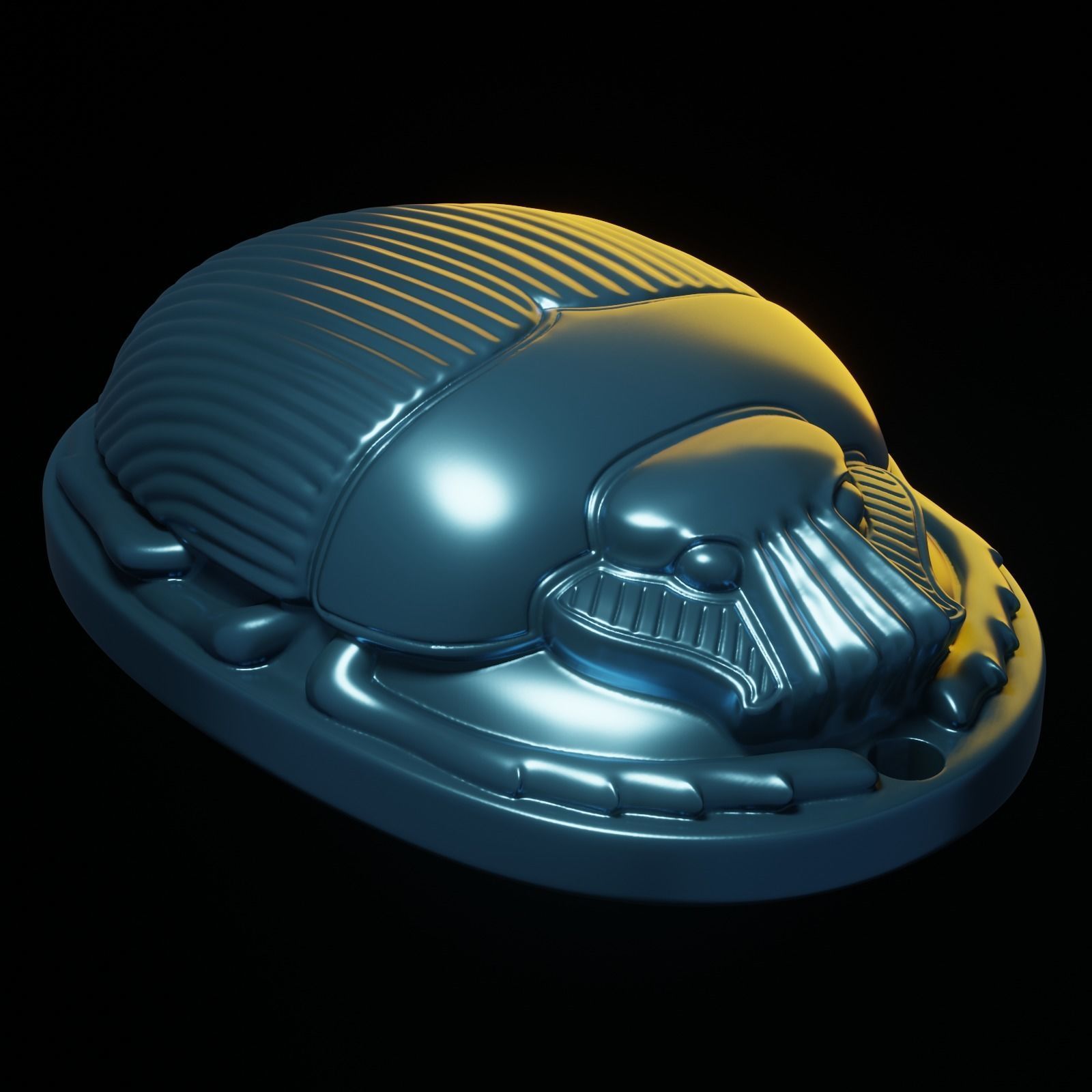 Scarab amulet 3D model 3D printable | CGTrader
