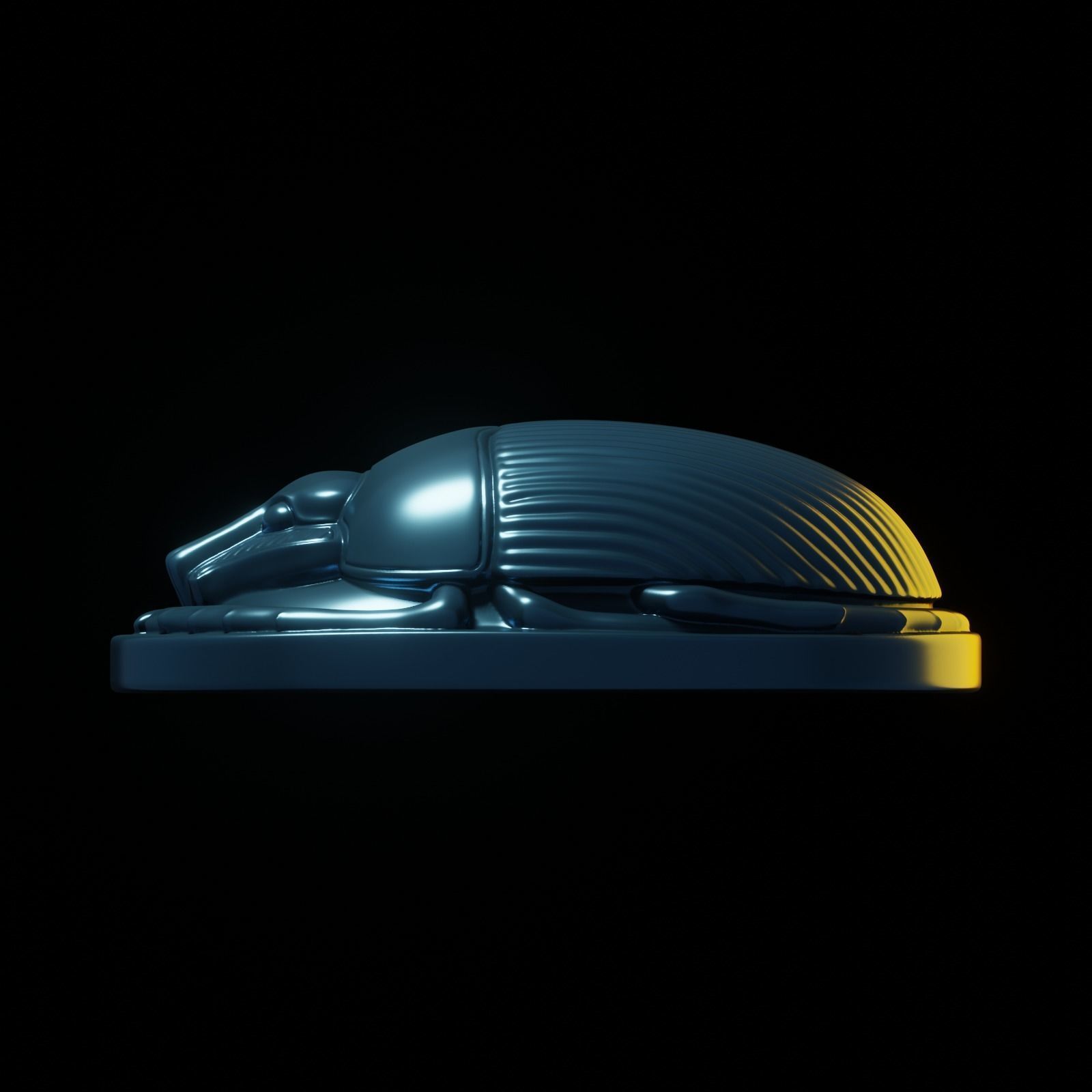 Scarab amulet 3D model 3D printable | CGTrader