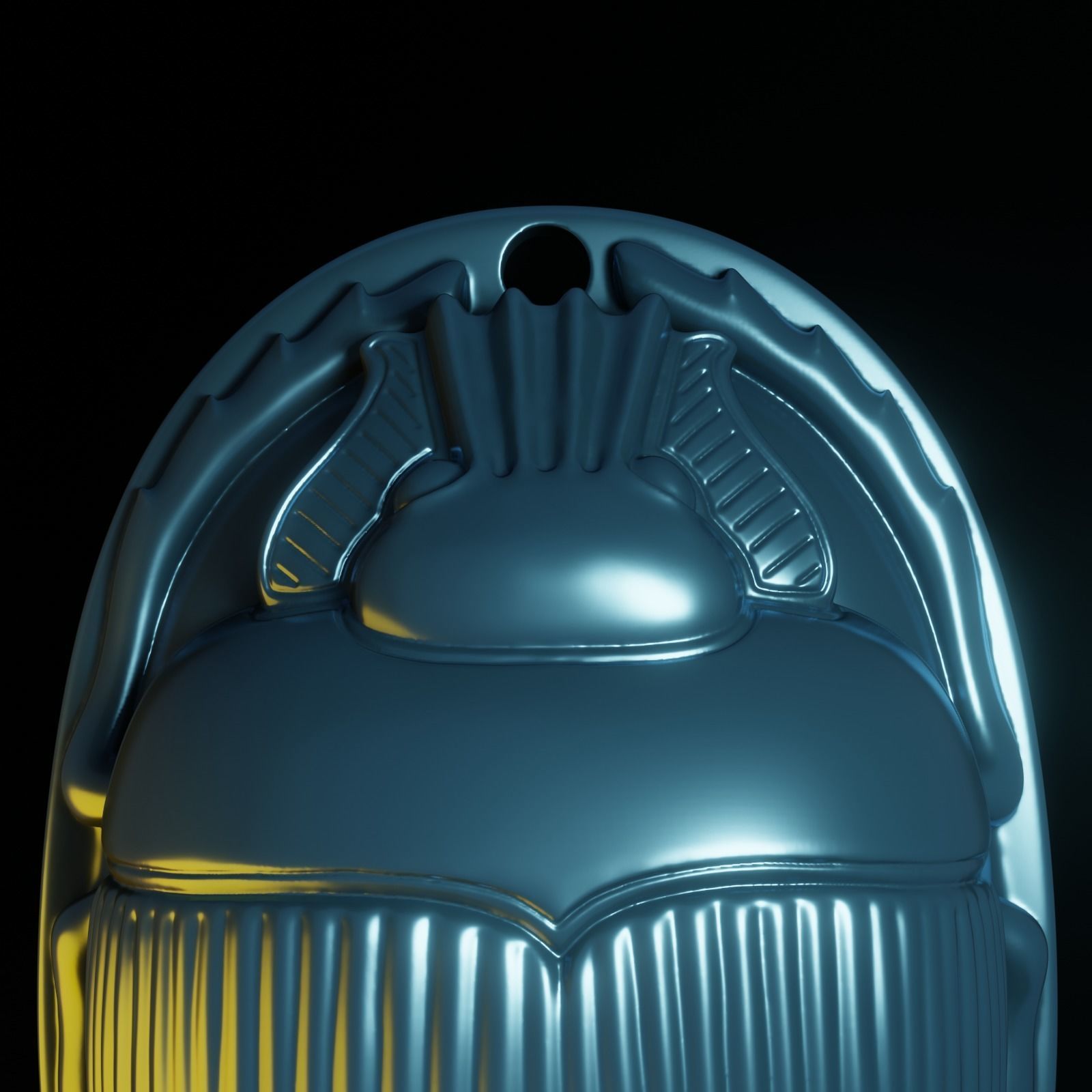 Scarab amulet 3D model 3D printable | CGTrader