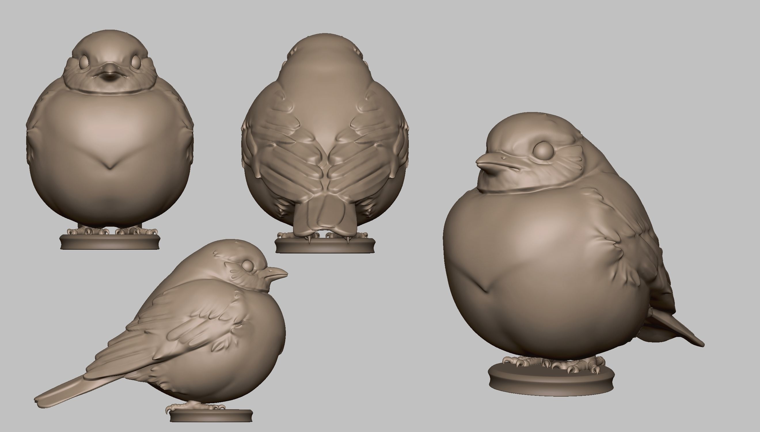 Eastern Bluebird 3D model 3D printable | CGTrader
