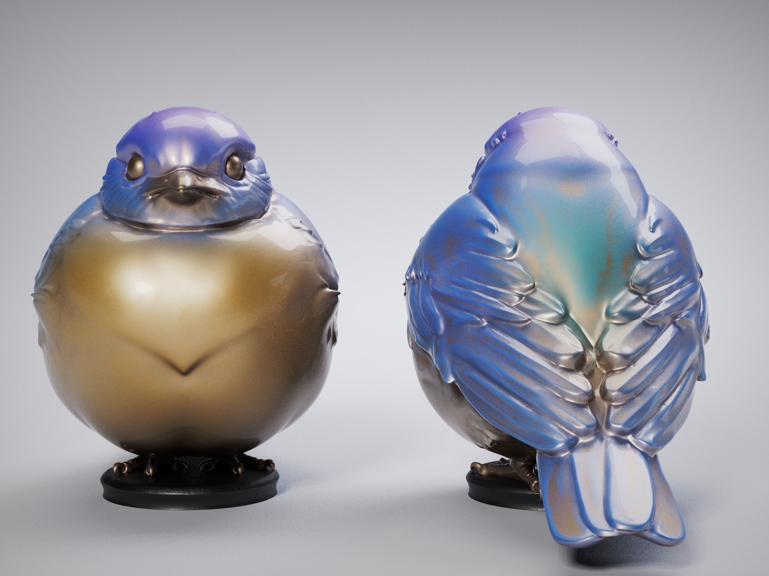 Eastern Bluebird 3D model 3D printable | CGTrader