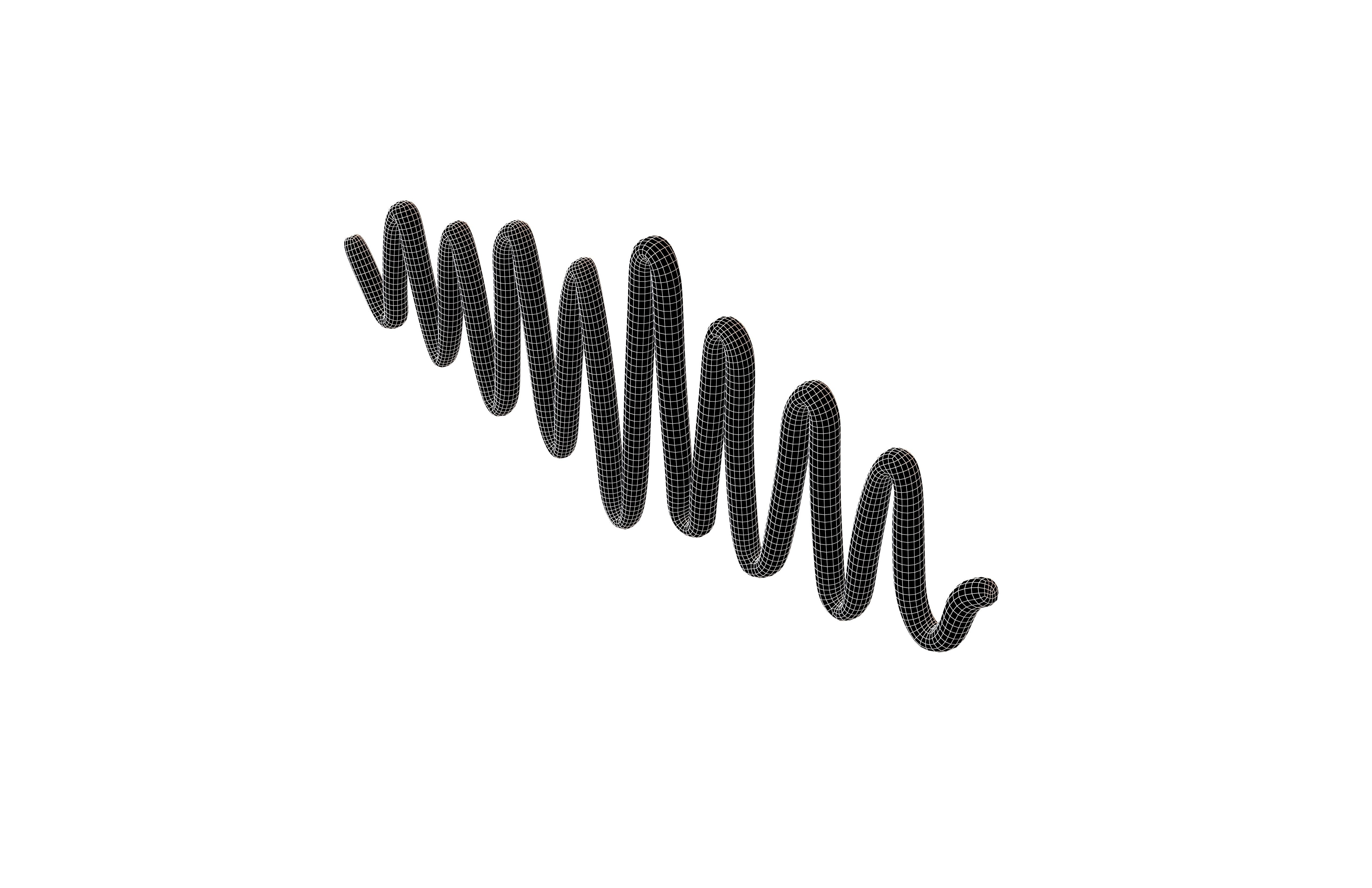 3D model Sound Waves Symbol v1 001 VR / AR / low-poly | CGTrader