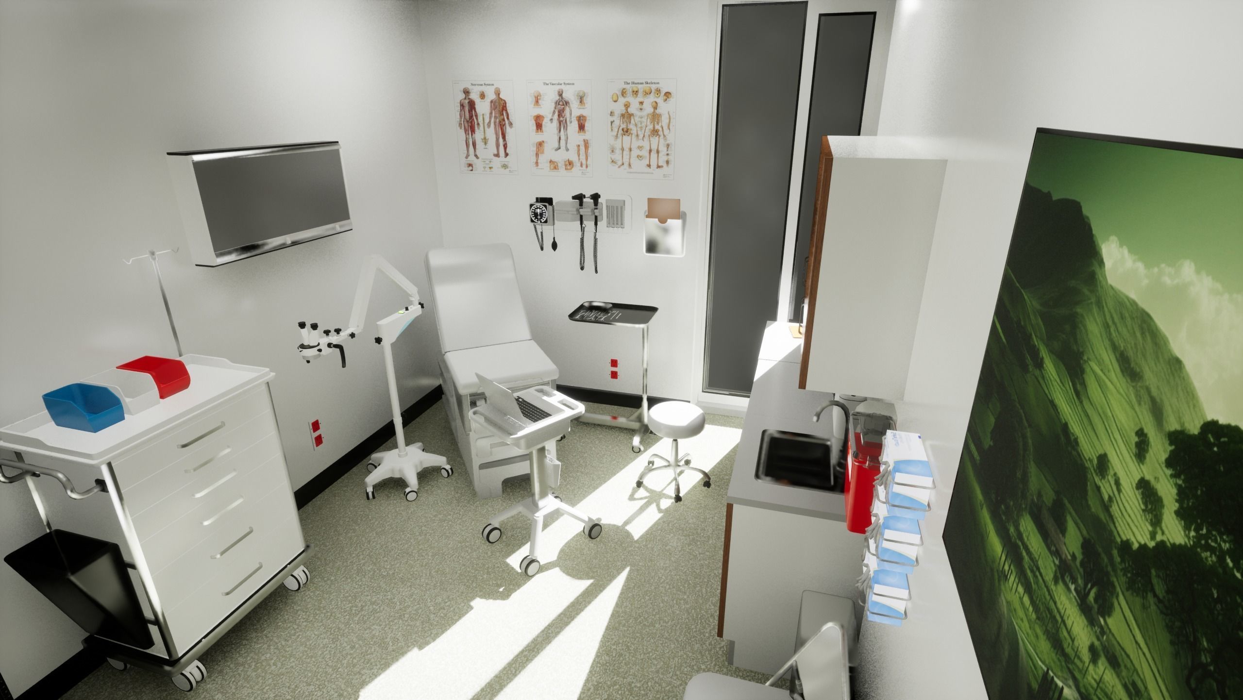 3D model Exam Room VR / AR / low-poly | CGTrader