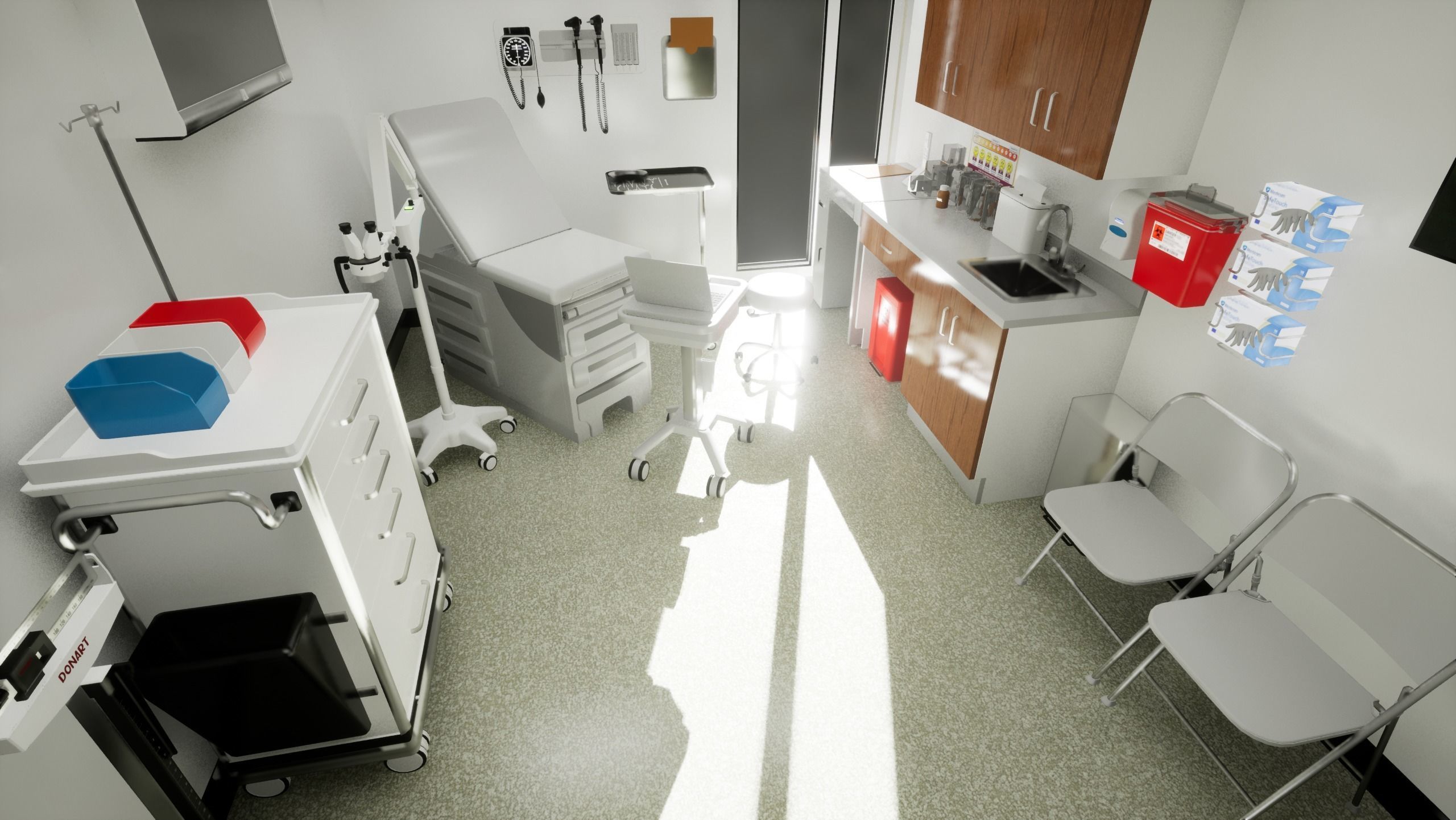 3D model Exam Room VR / AR / low-poly | CGTrader