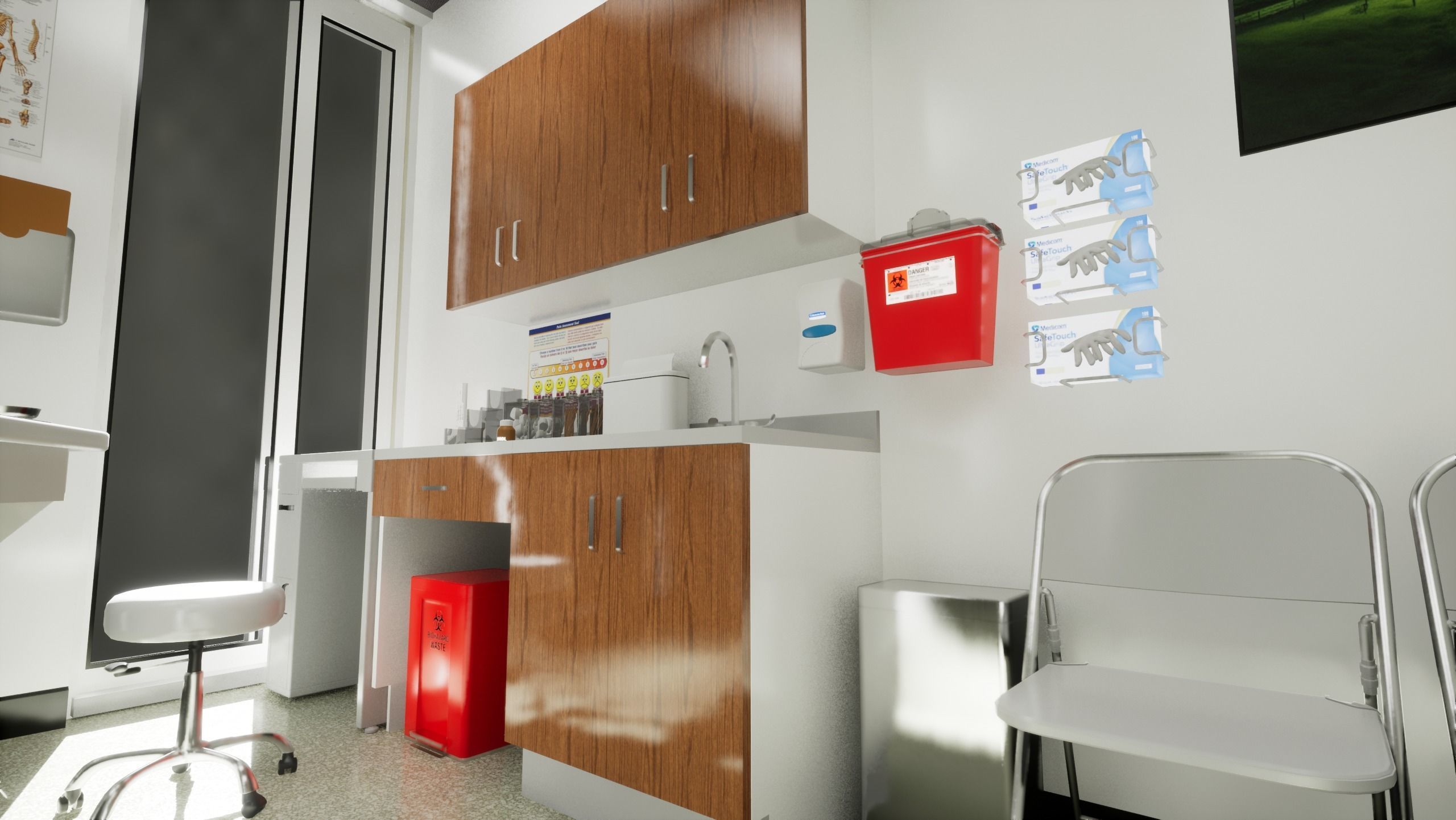 3D model Exam Room VR / AR / low-poly | CGTrader