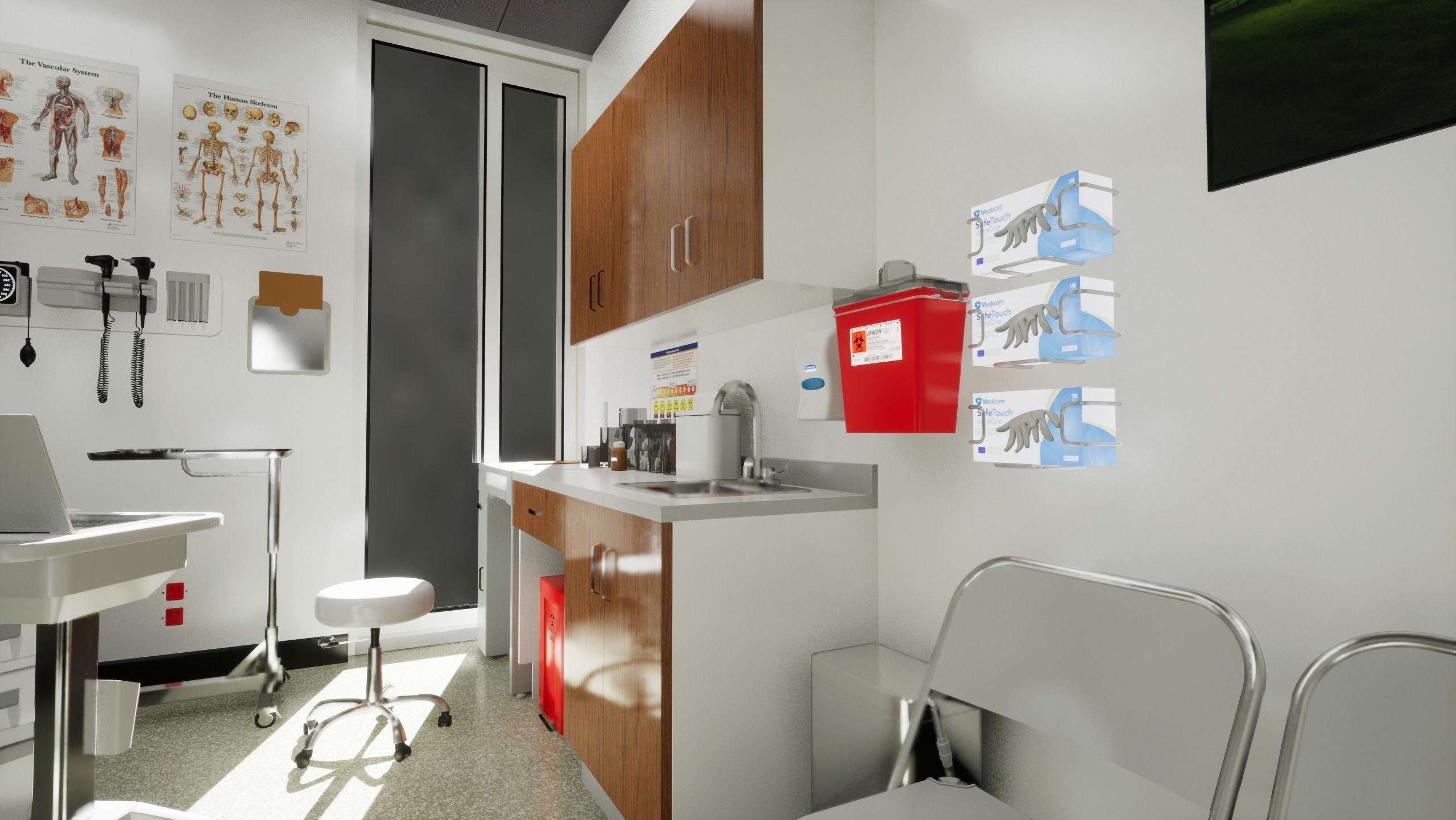 3D model Exam Room VR / AR / low-poly | CGTrader