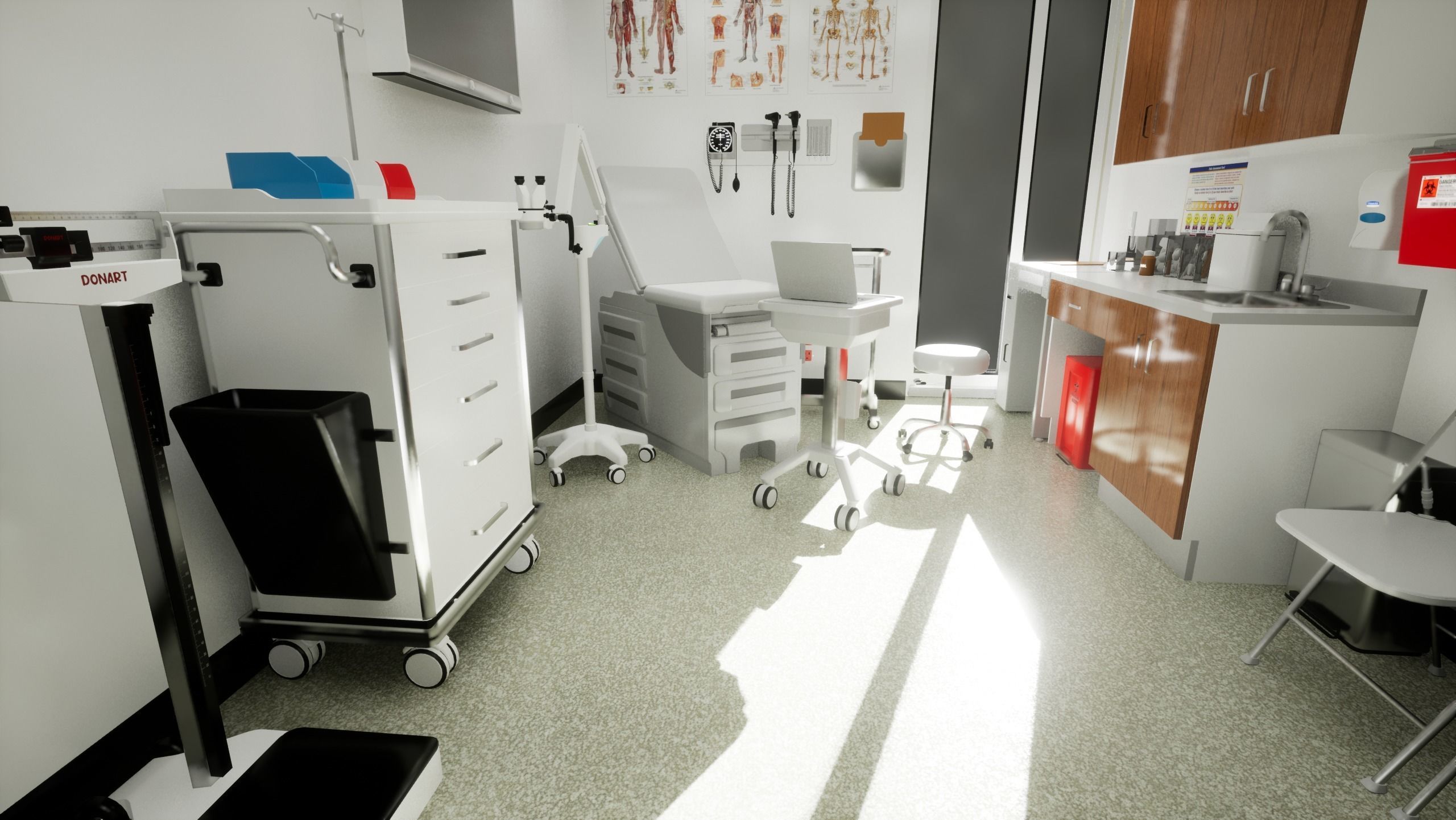 3D model Exam Room VR / AR / low-poly | CGTrader