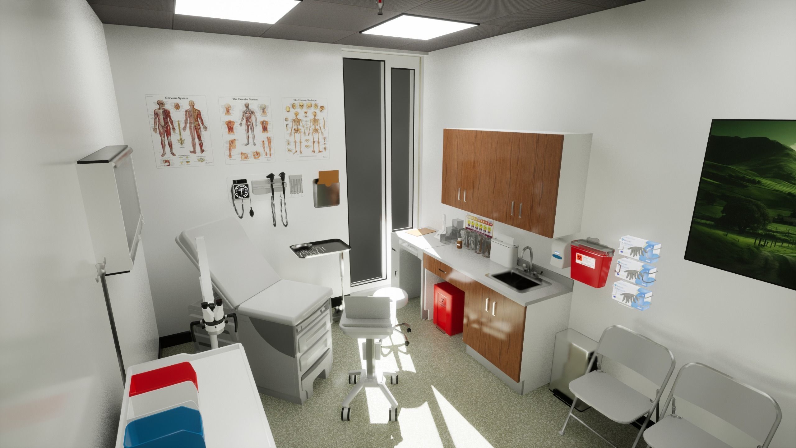3D model Exam Room VR / AR / low-poly | CGTrader