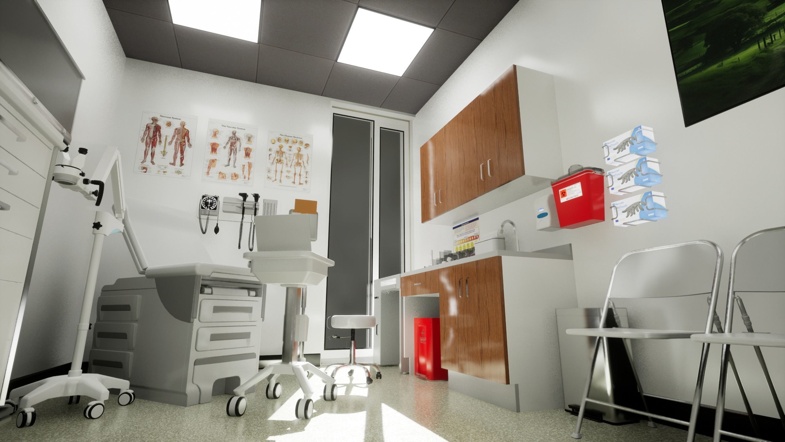 3D model Exam Room VR / AR / low-poly | CGTrader