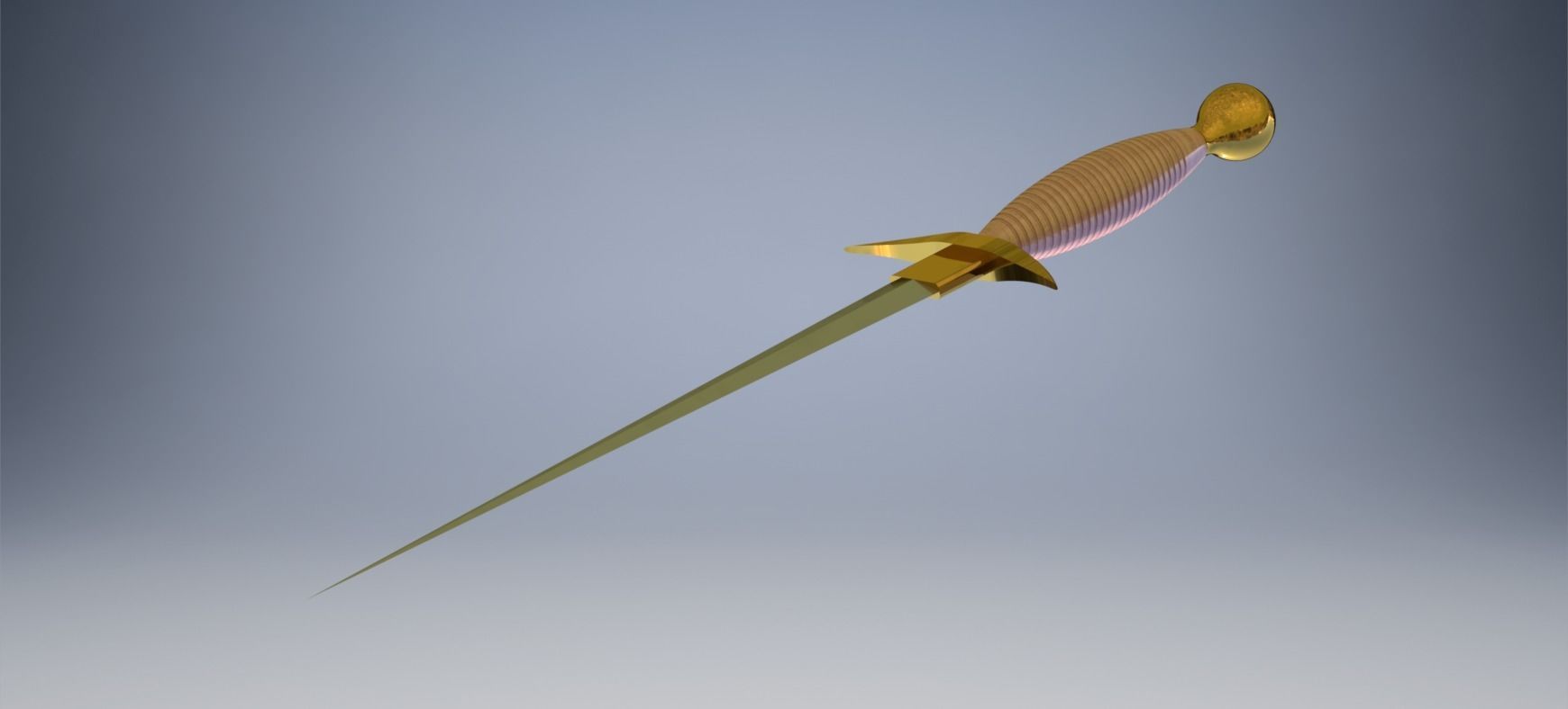 Dagger Knife Assembly 3D Model1 3D model 3D printable | CGTrader