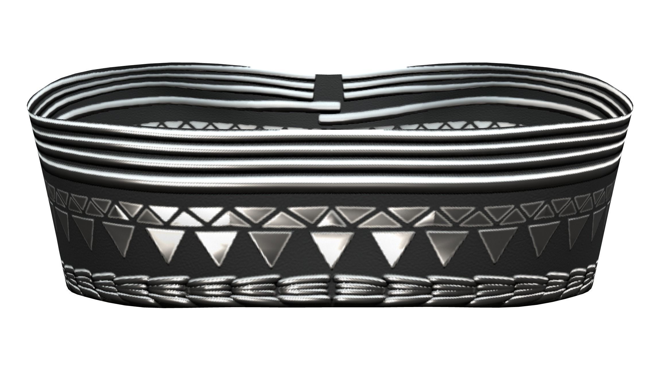 3D model Rapper Metalic Tube Top VR / AR / low-poly | CGTrader