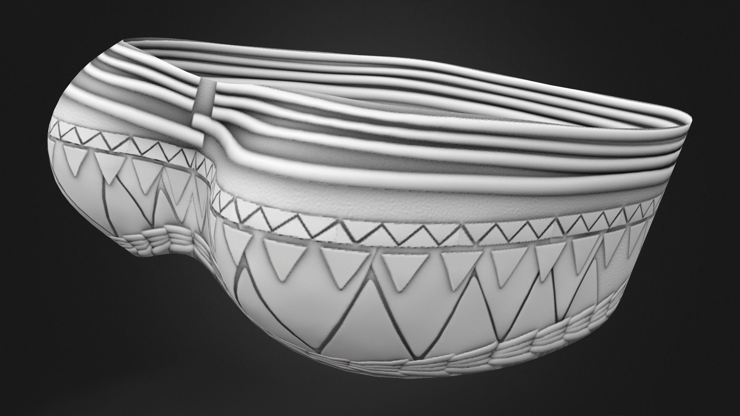 3D model Rapper Metalic Tube Top VR / AR / low-poly | CGTrader