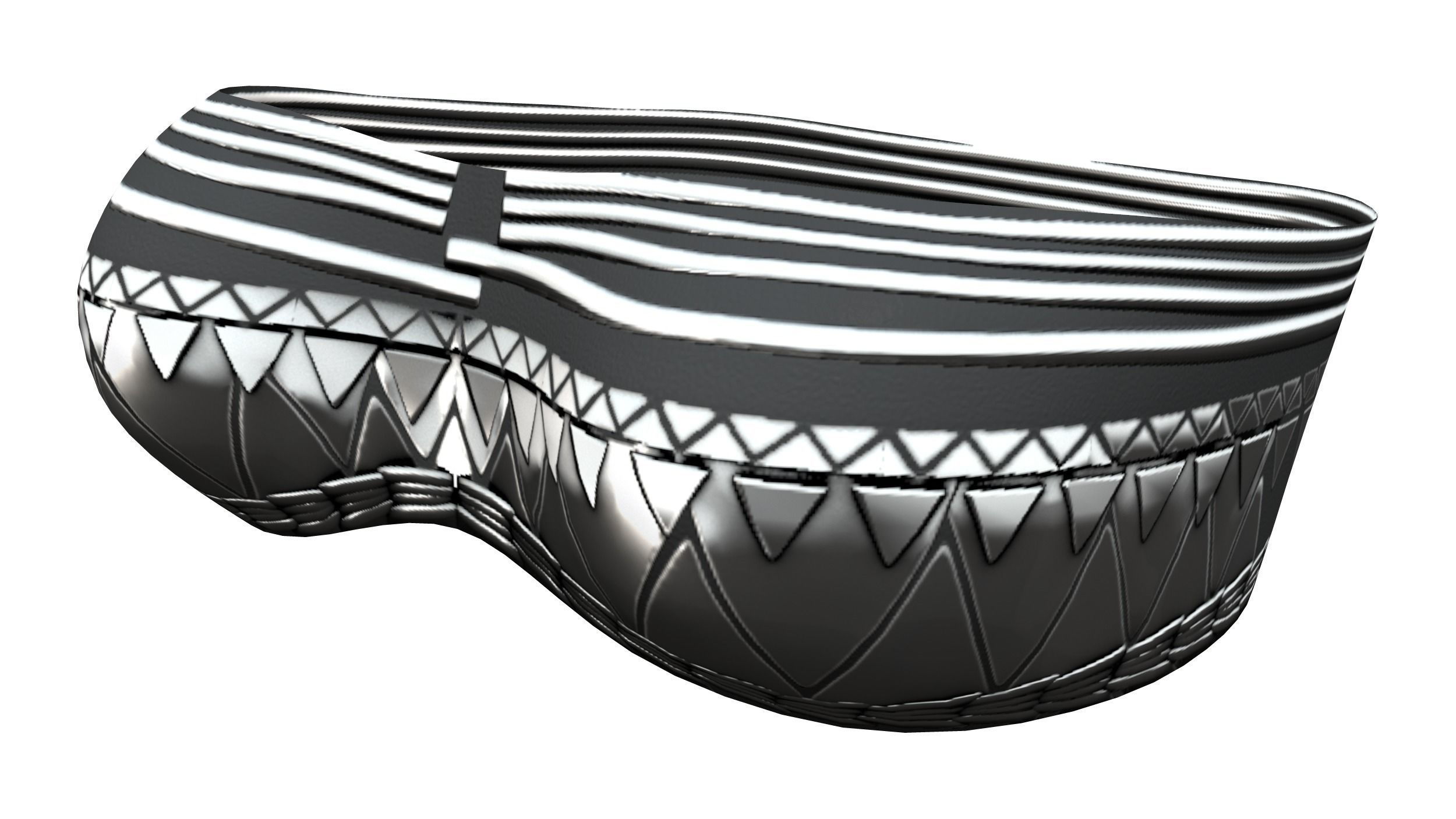 3D model Rapper Metalic Tube Top VR / AR / low-poly | CGTrader