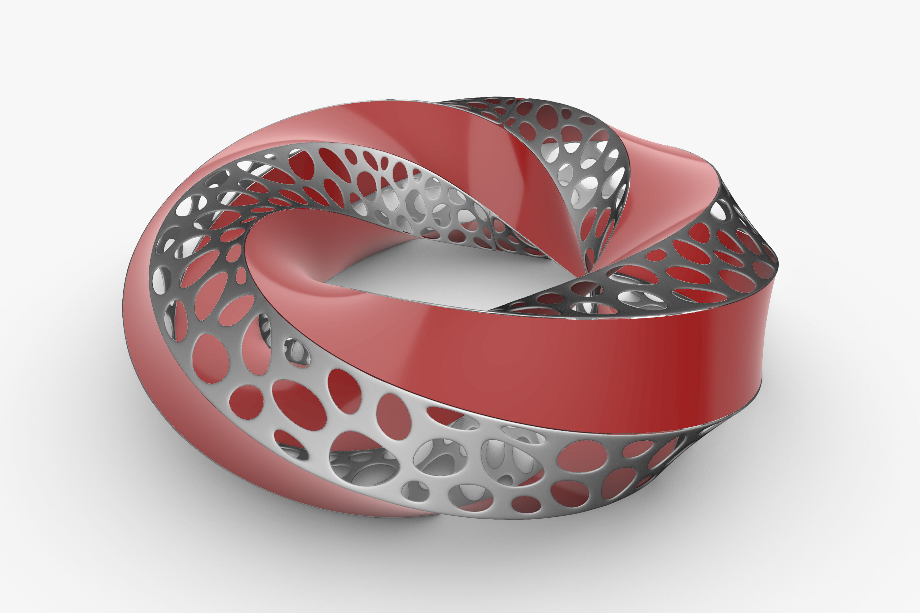 Twisted Voronoi Sci-Fi Torus 3D model | CGTrader