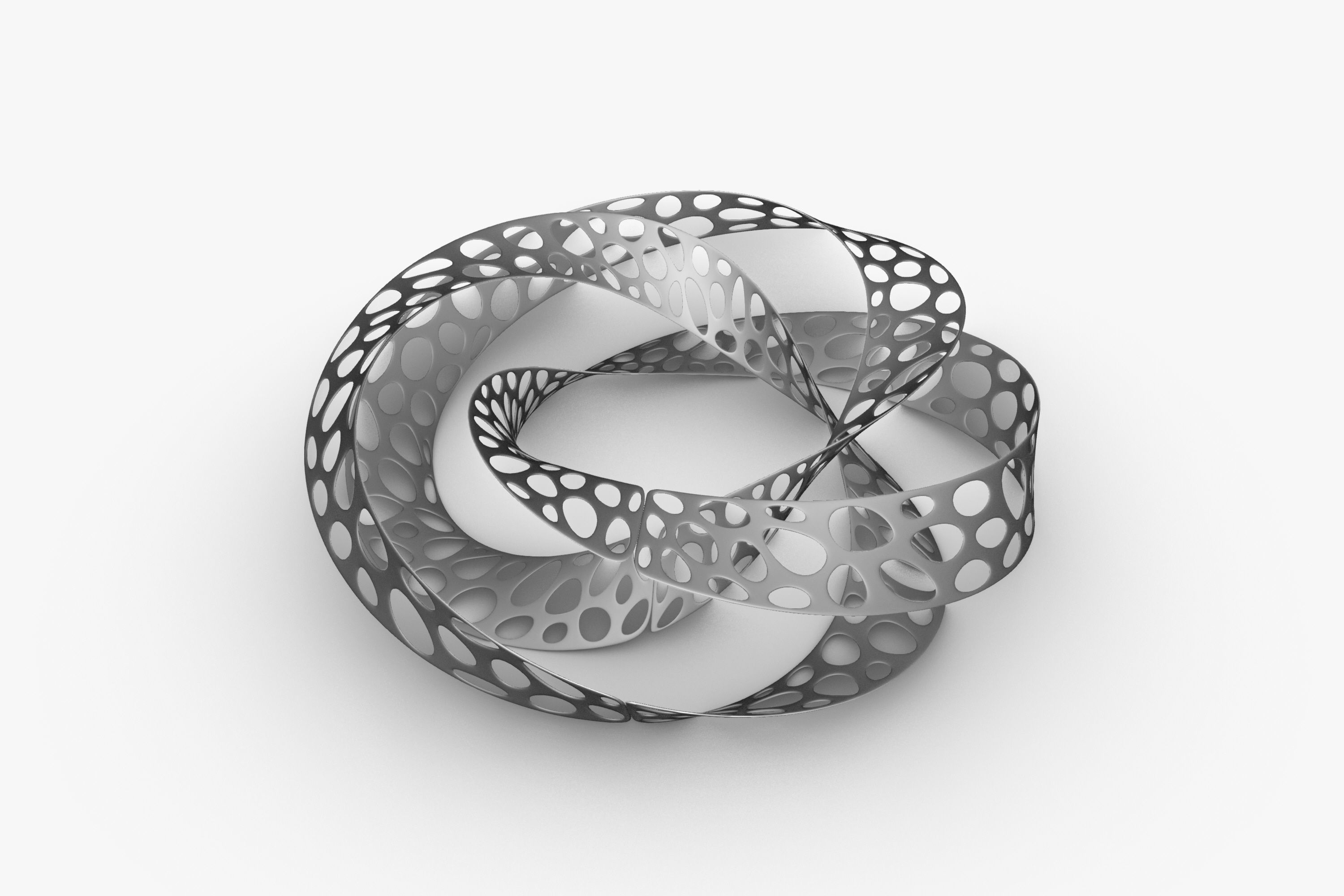 Twisted Voronoi Sci-Fi Torus 3D model | CGTrader