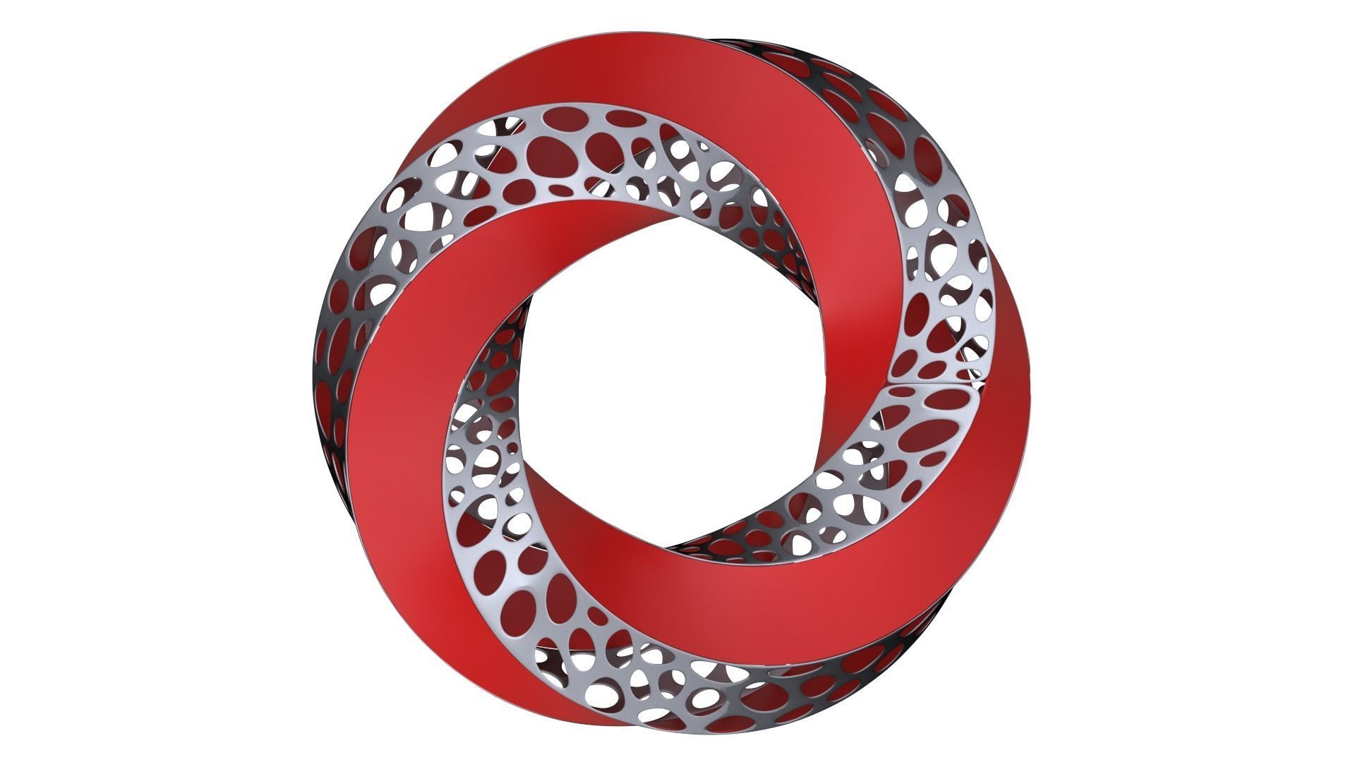 Twisted Voronoi Sci-Fi Torus 3D model | CGTrader