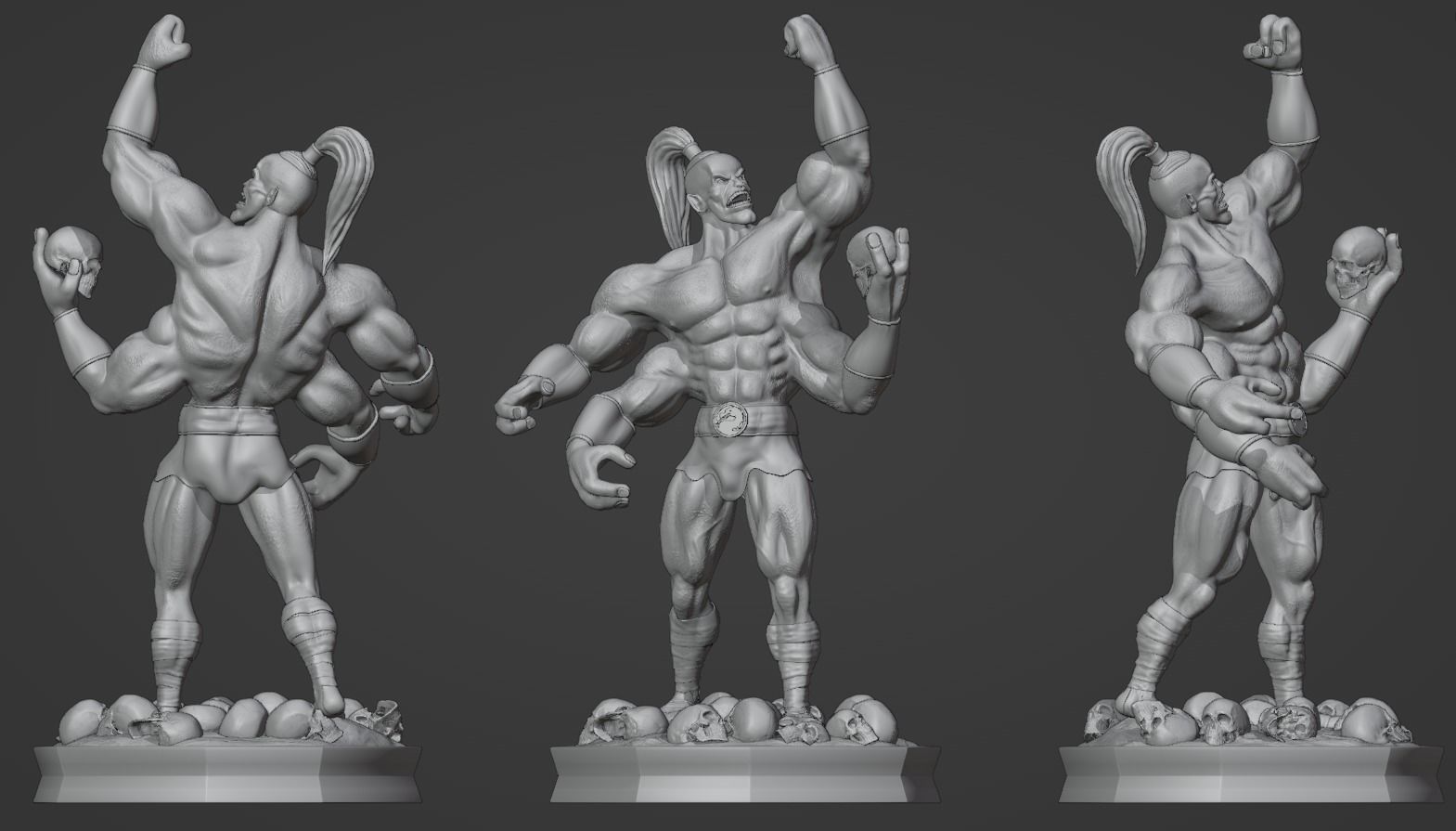 Goro - Mortal Kombat - collectible 3D model 3D printable | CGTrader