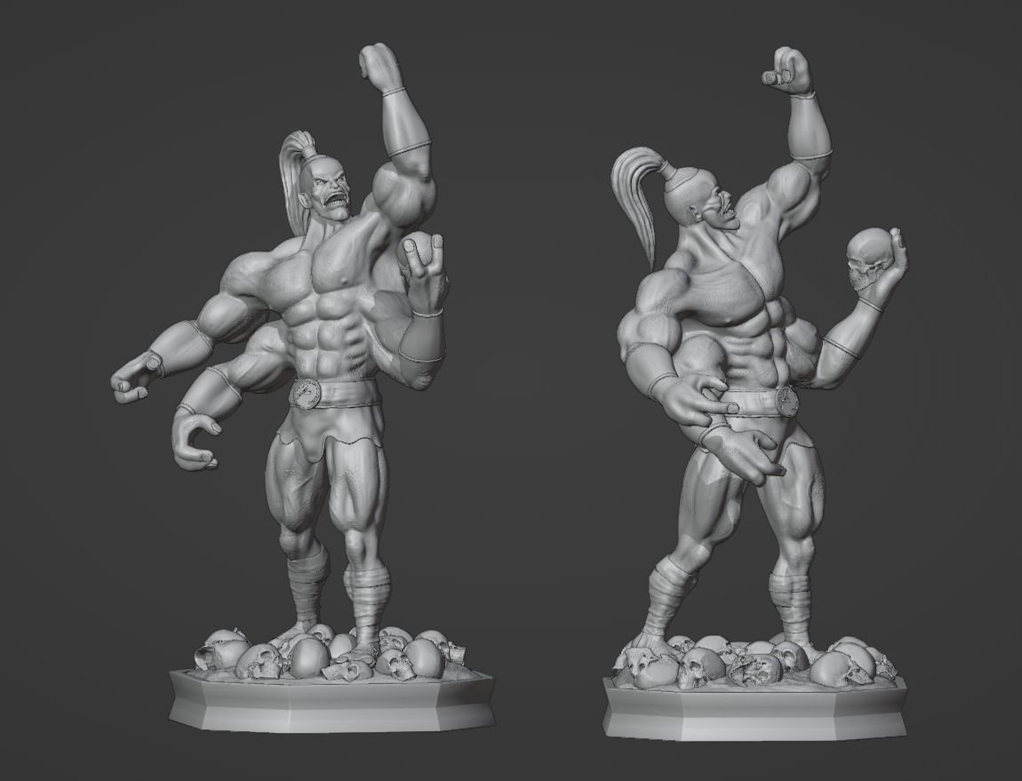 Goro - Mortal Kombat - collectible 3D model 3D printable | CGTrader