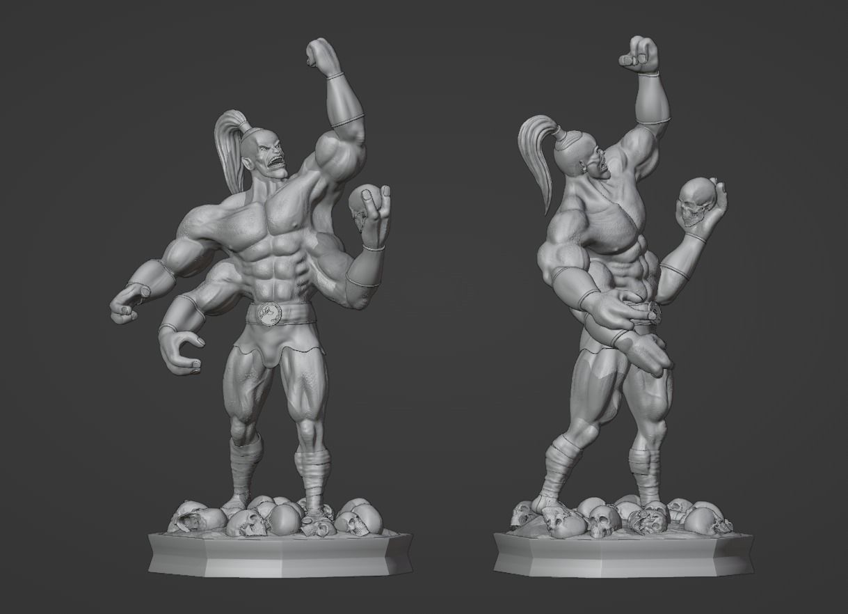 Goro - Mortal Kombat - collectible 3D model 3D printable | CGTrader