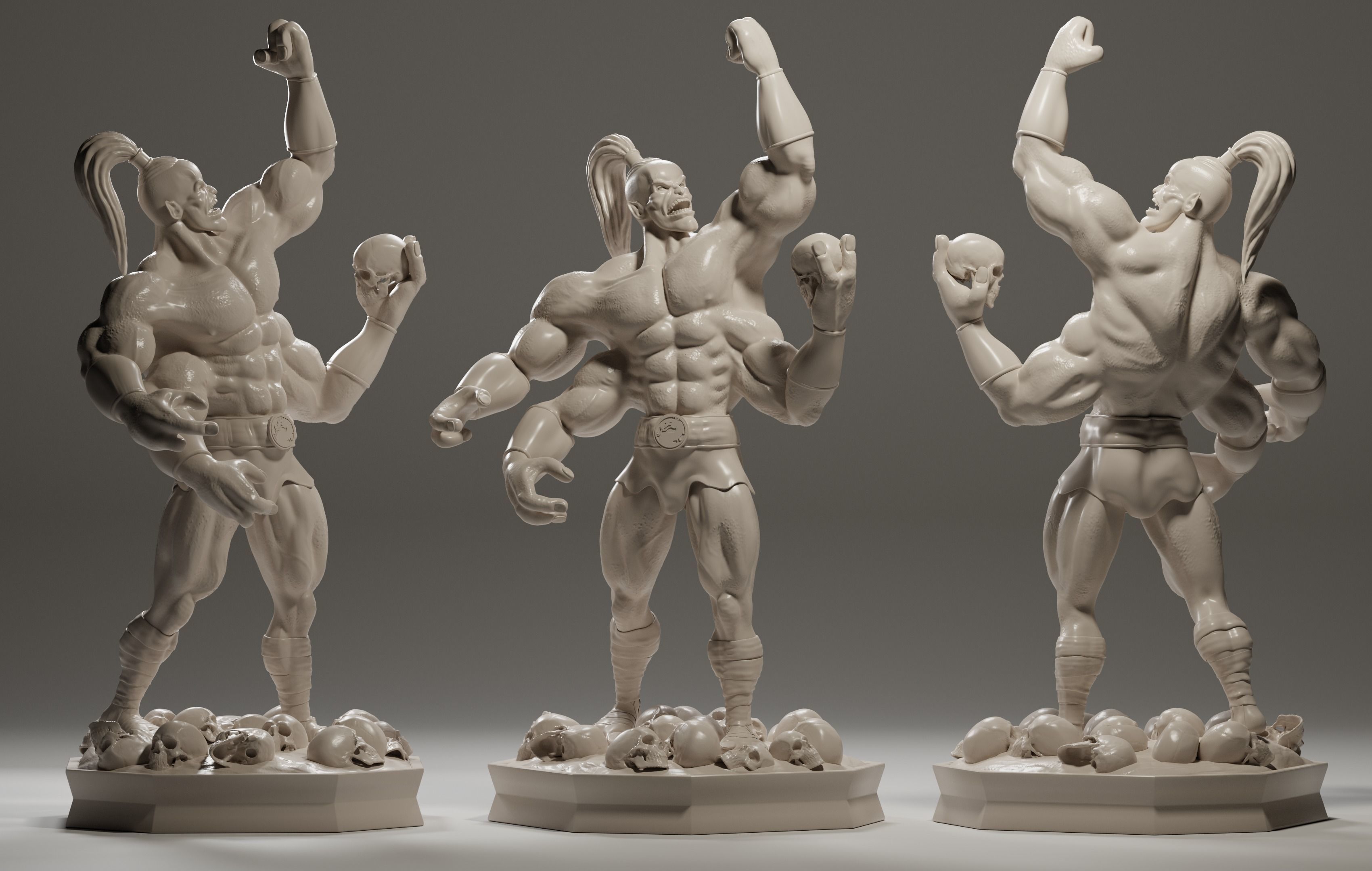 Goro - Mortal Kombat - collectible 3D model 3D printable | CGTrader