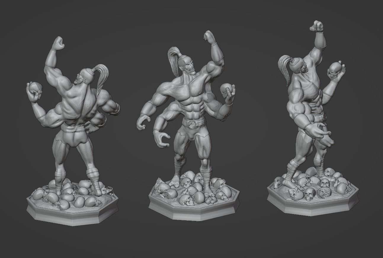 Goro - Mortal Kombat - collectible 3D model 3D printable | CGTrader
