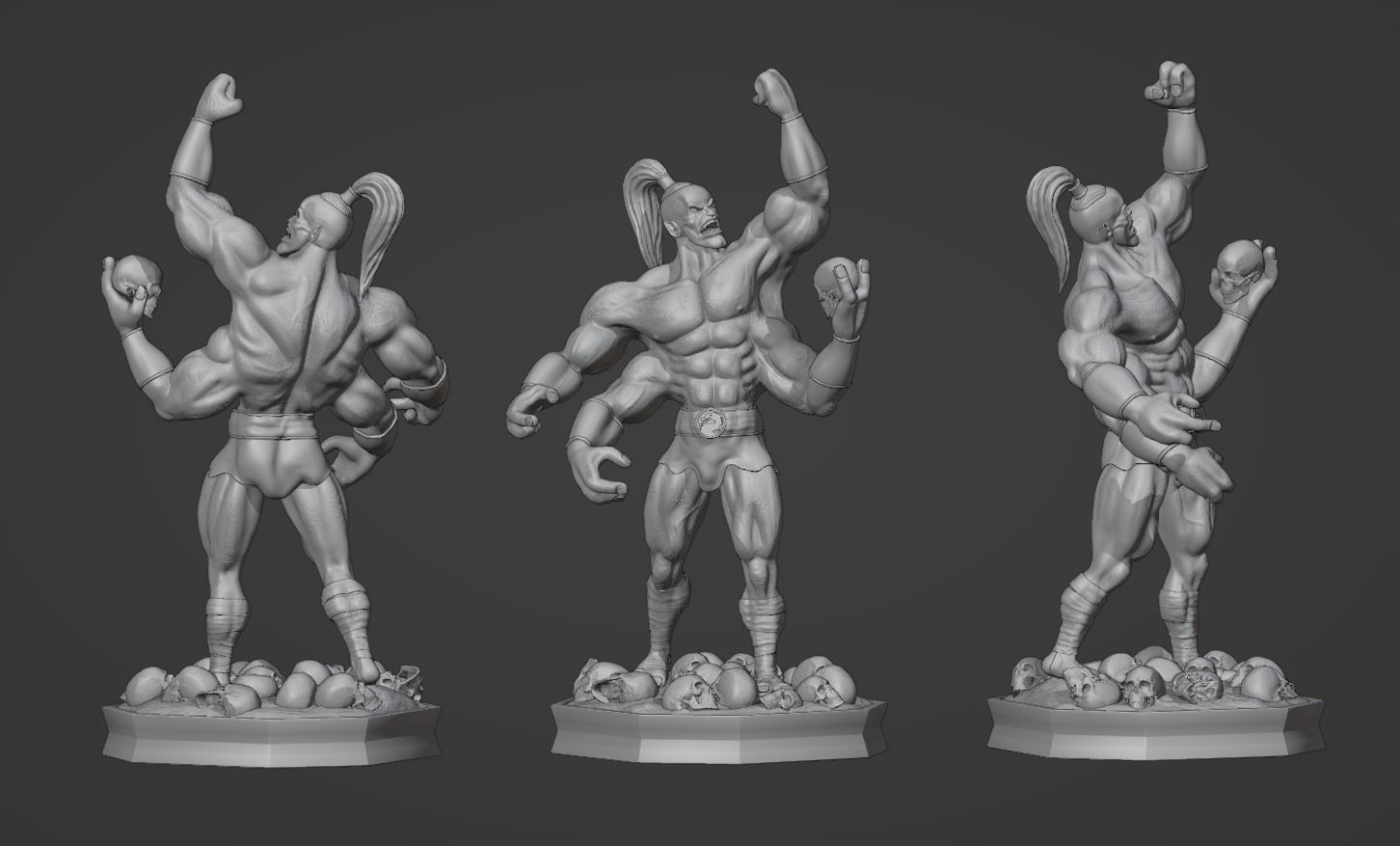 Goro - Mortal Kombat - collectible 3D model 3D printable | CGTrader