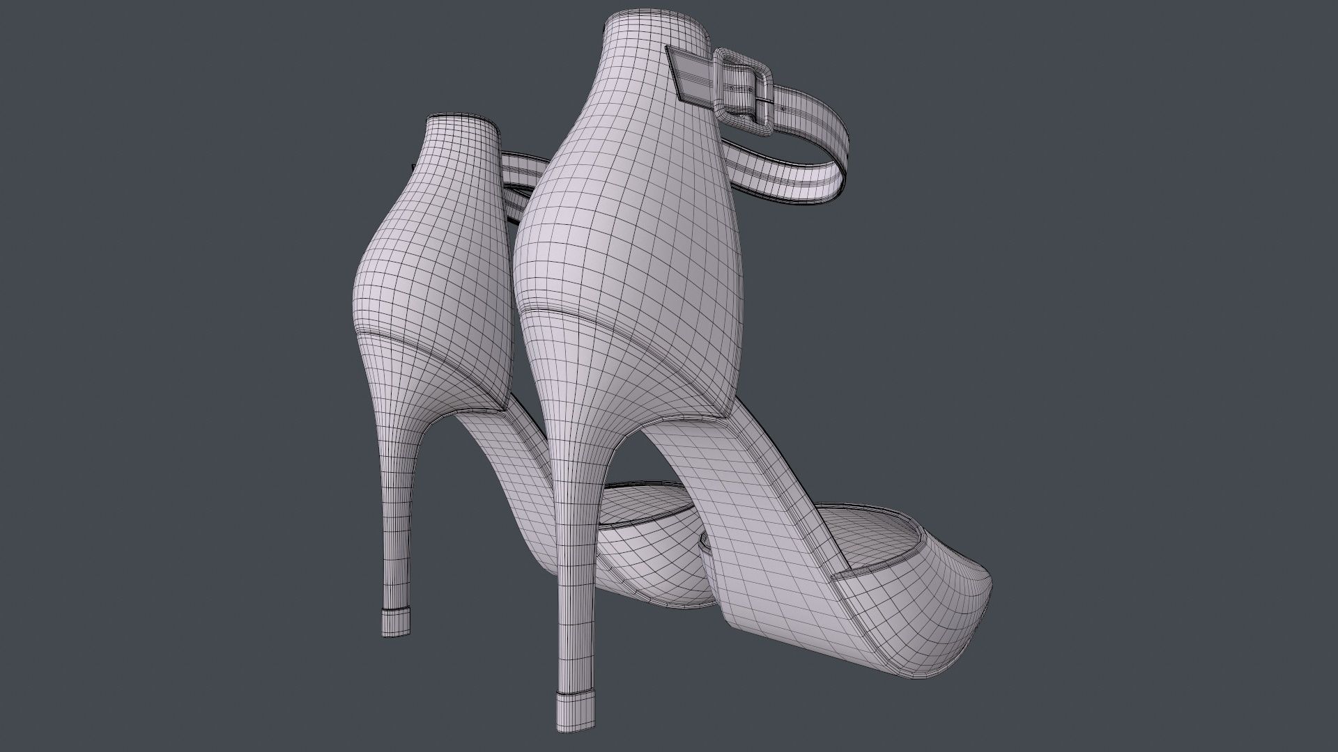 High Heels Women Shoes 3D model | CGTrader