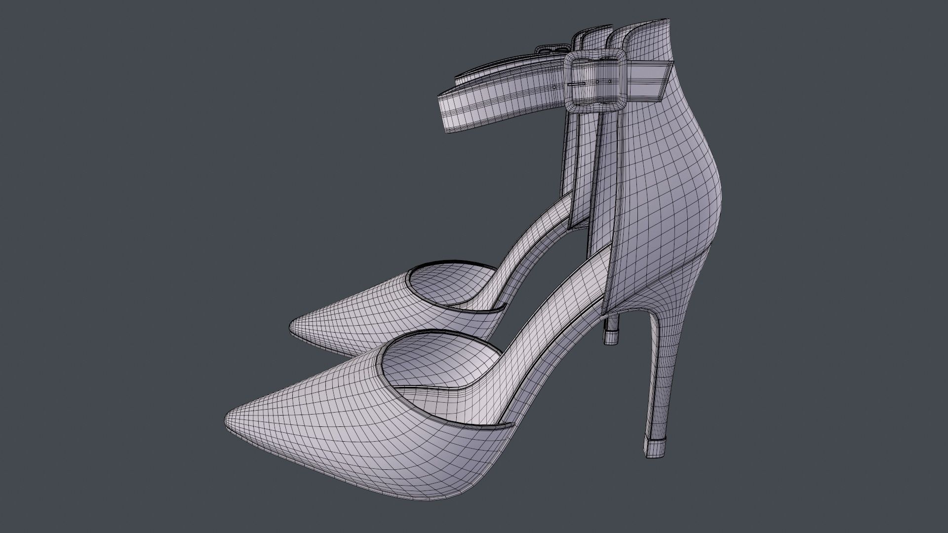 High Heels Women Shoes 3D model | CGTrader