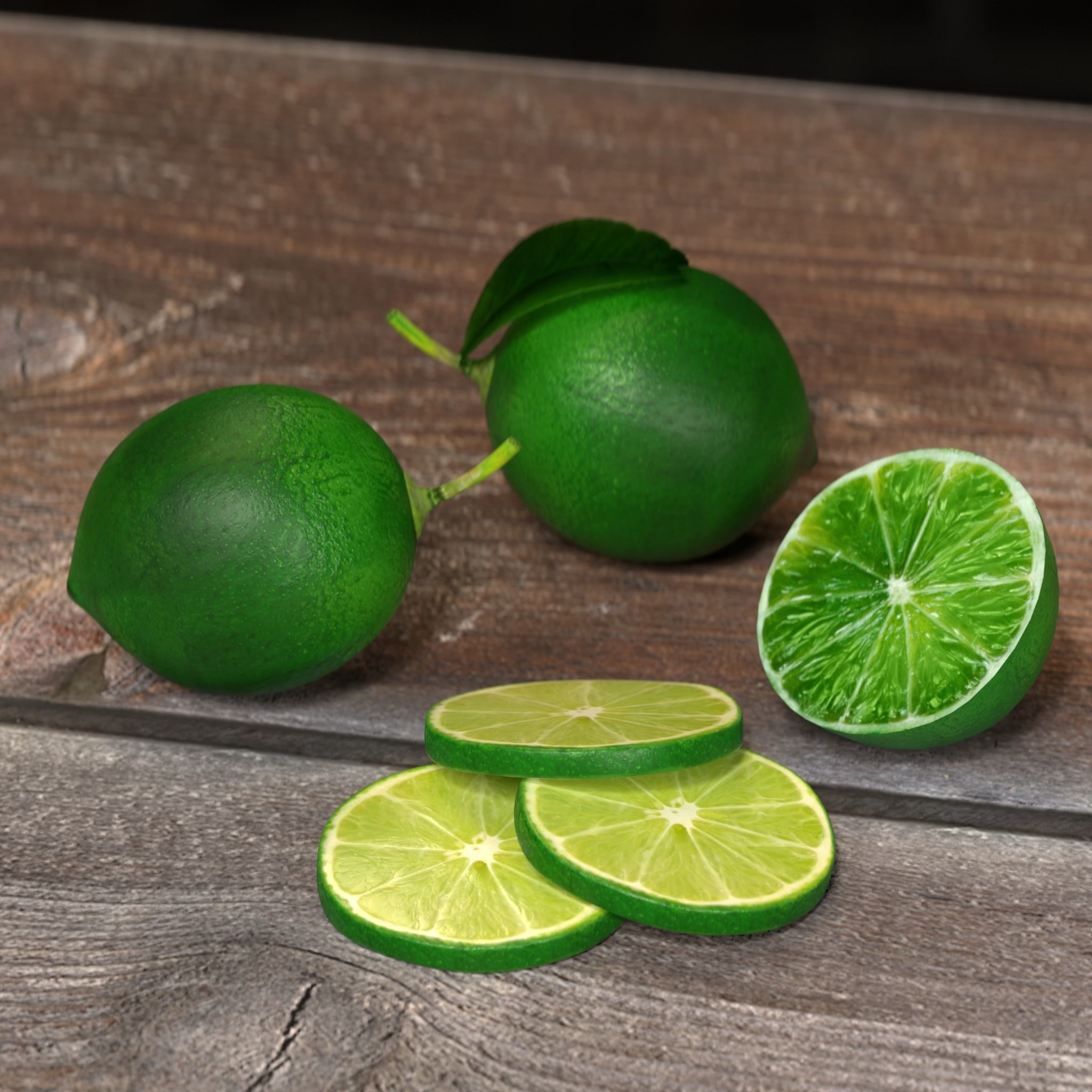 Citrus collection 3D model | CGTrader