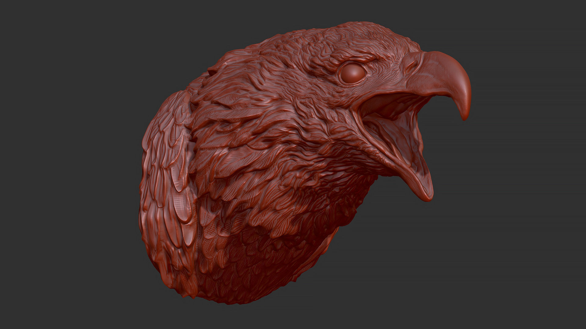 Bald Eagle head 3D model 3D printable | CGTrader