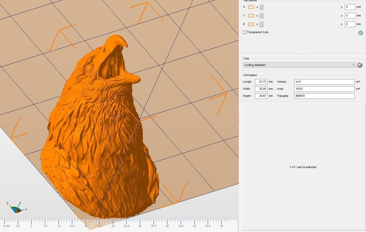 Bald Eagle head 3D model 3D printable | CGTrader