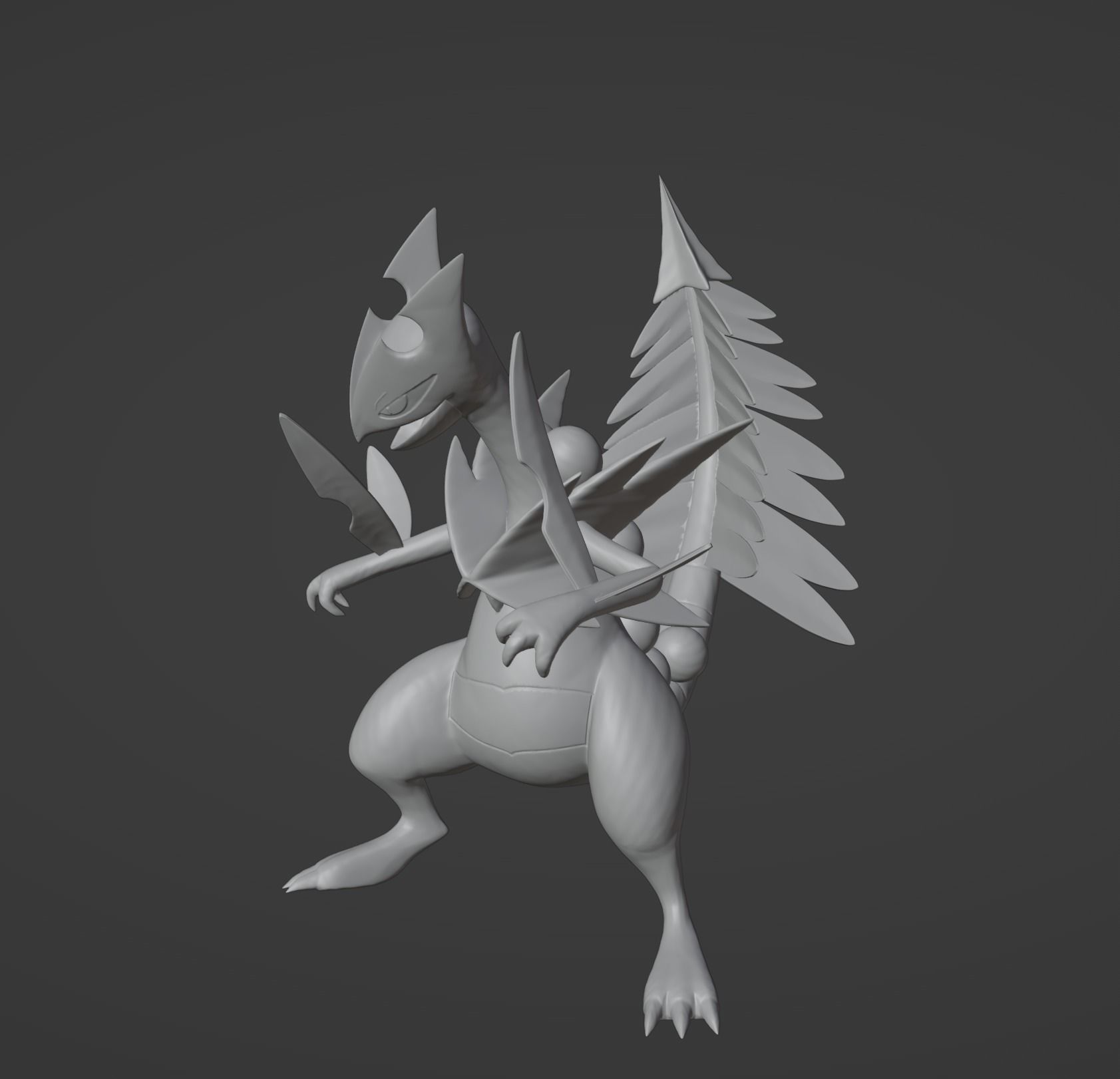 Mega Sceptile pokemon 3D print model 3D model 3D printable | CGTrader