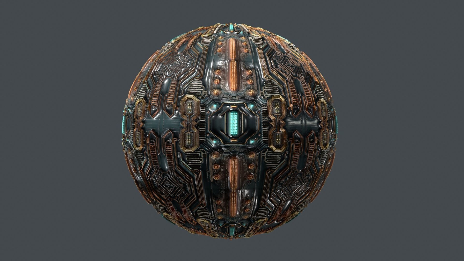 Cyberpunk Seamless PBR Texture 02 Texture | CGTrader